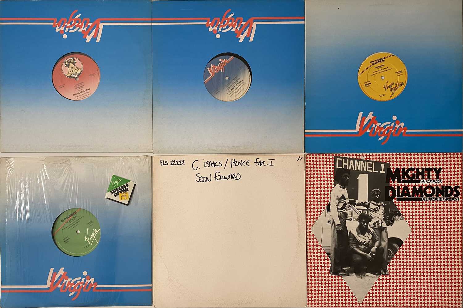 Lot 45 - VIRGIN ISLAND - UK REGGAE 12" PACK