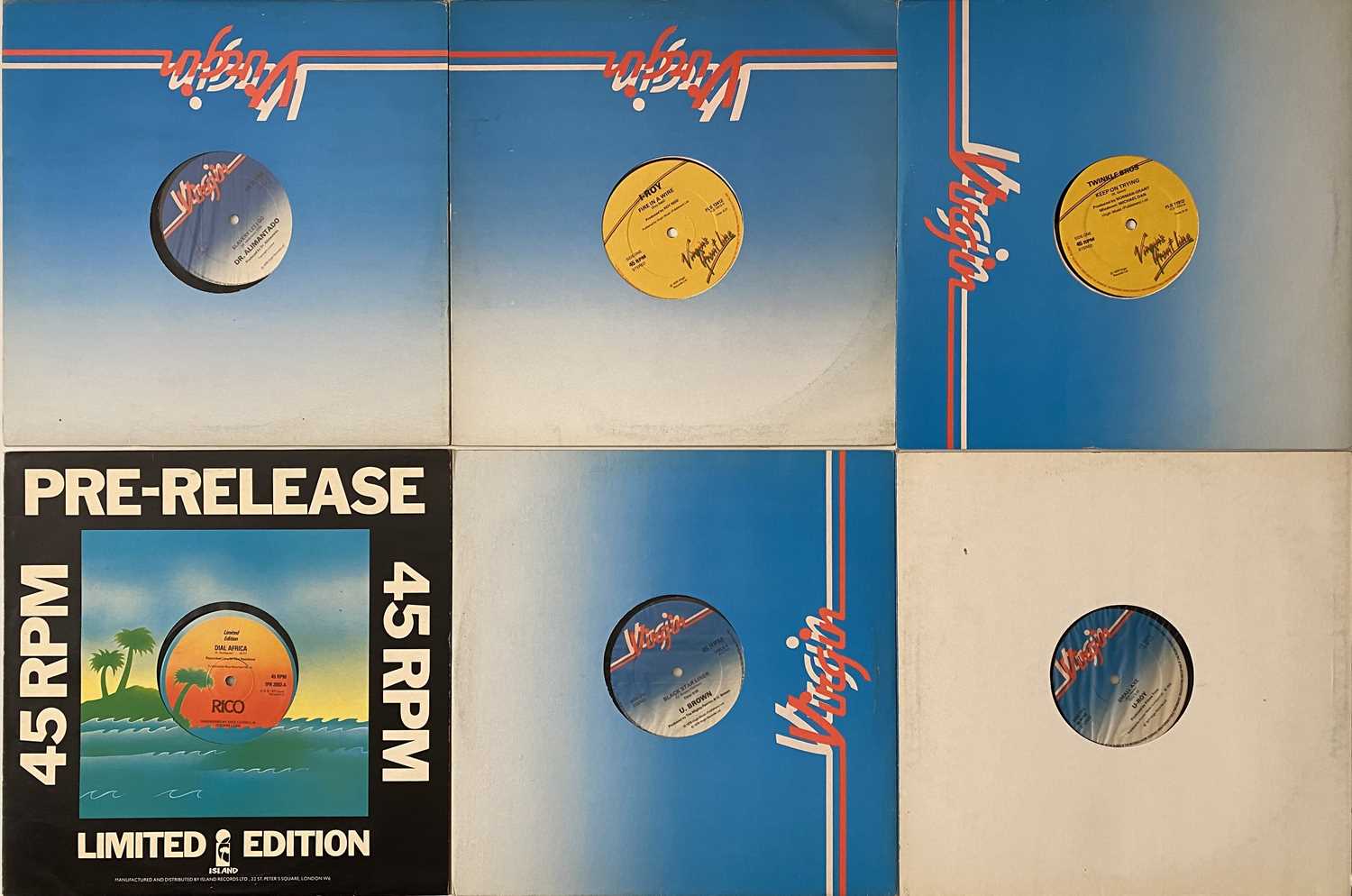 Lot 45 - VIRGIN ISLAND - UK REGGAE 12" PACK
