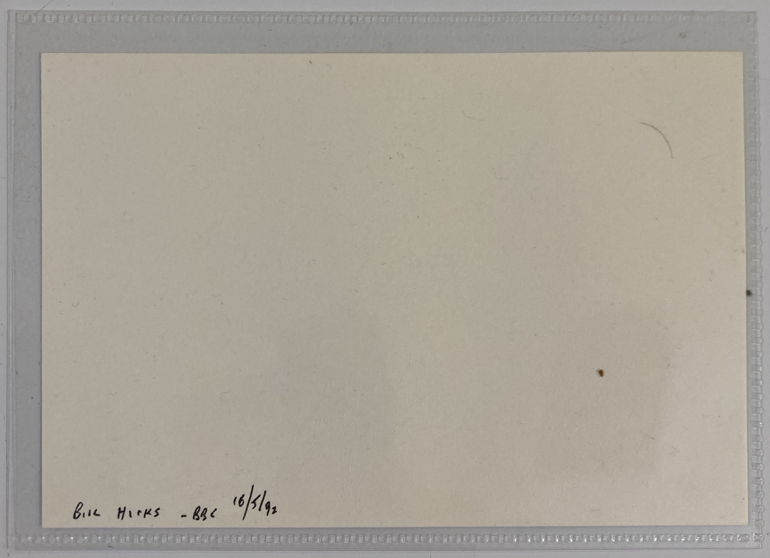 Lot 194 - US COMEDY - BILL HICKS (1961-1994) - A