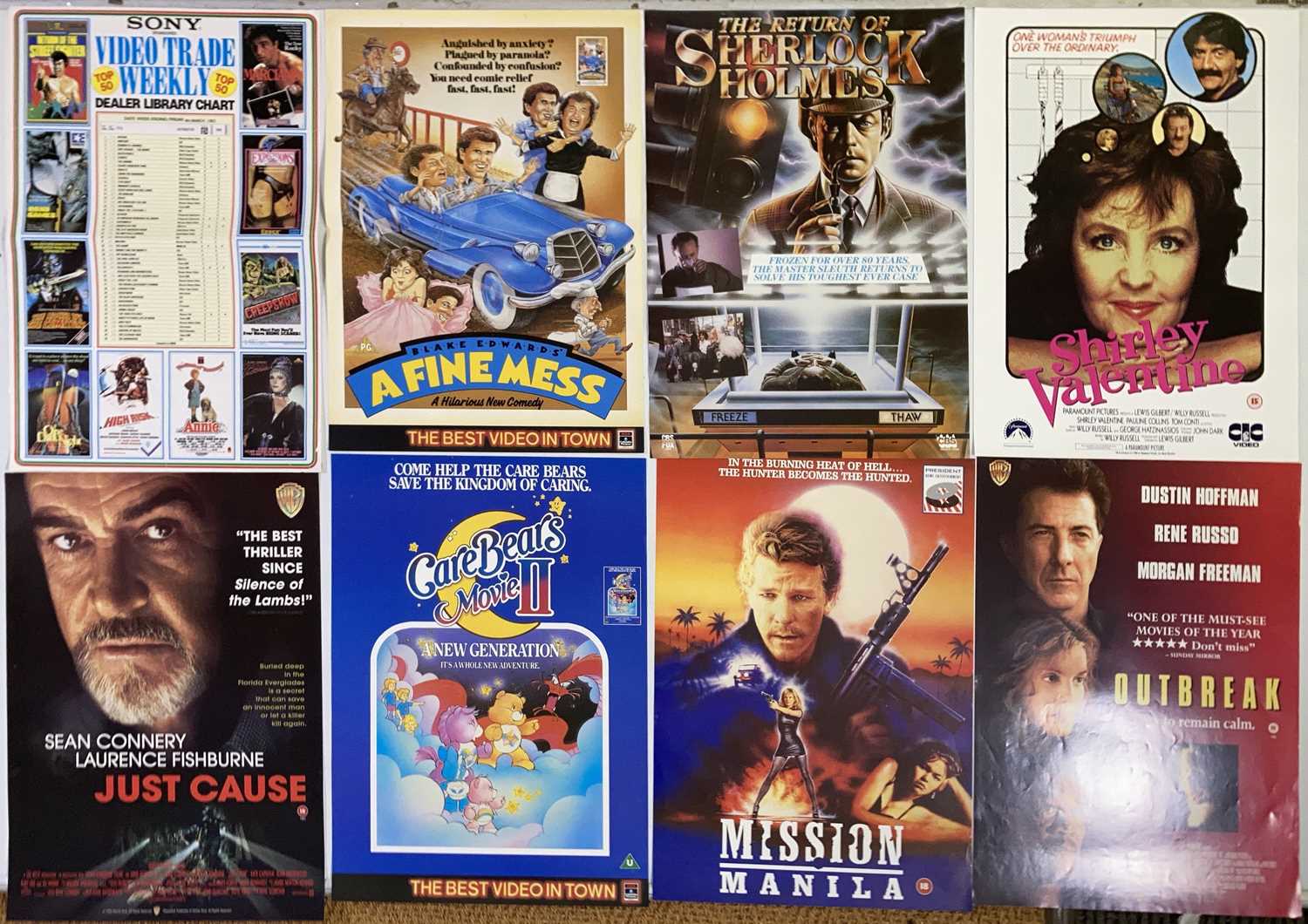 Lot 330 - VIDEO RELEASE POSTERS - LARGE COLLECTION OF.