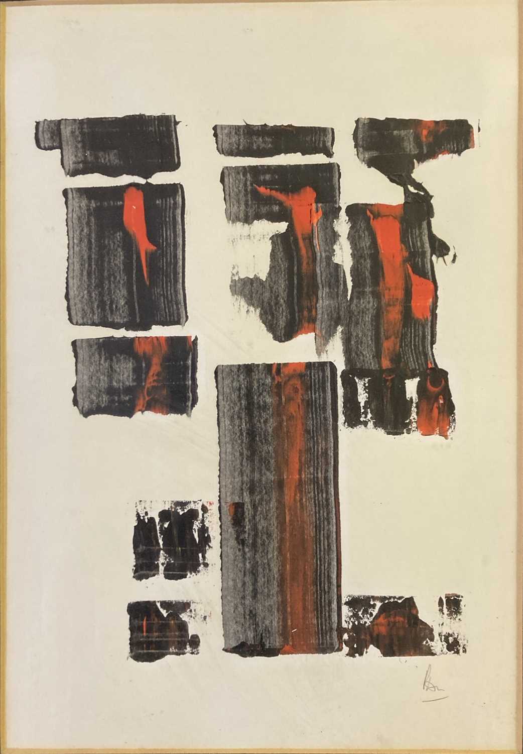Lot 64 - PETER MARSDEN - ORIGINAL 1960S ABSTRACT ART.