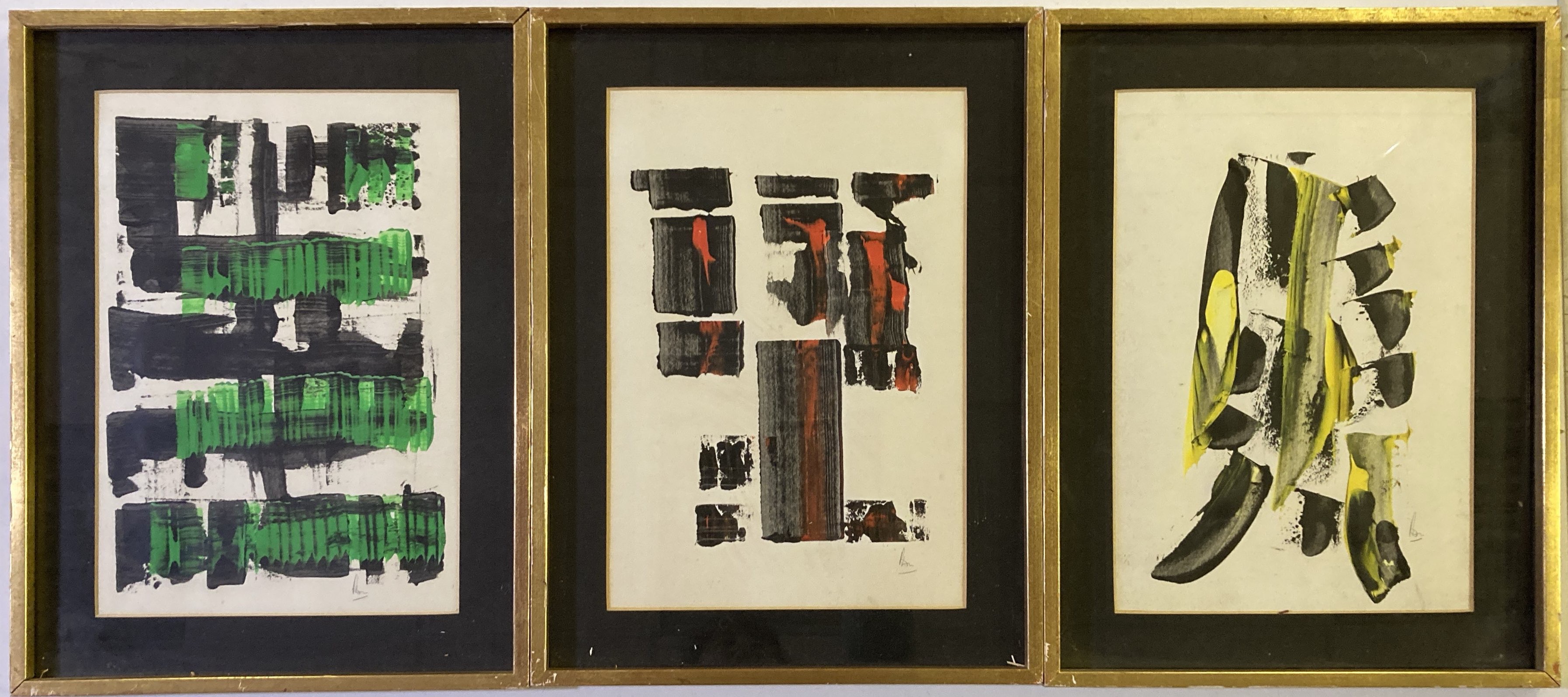 Lot 64 - PETER MARSDEN - ORIGINAL 1960S ABSTRACT ART.