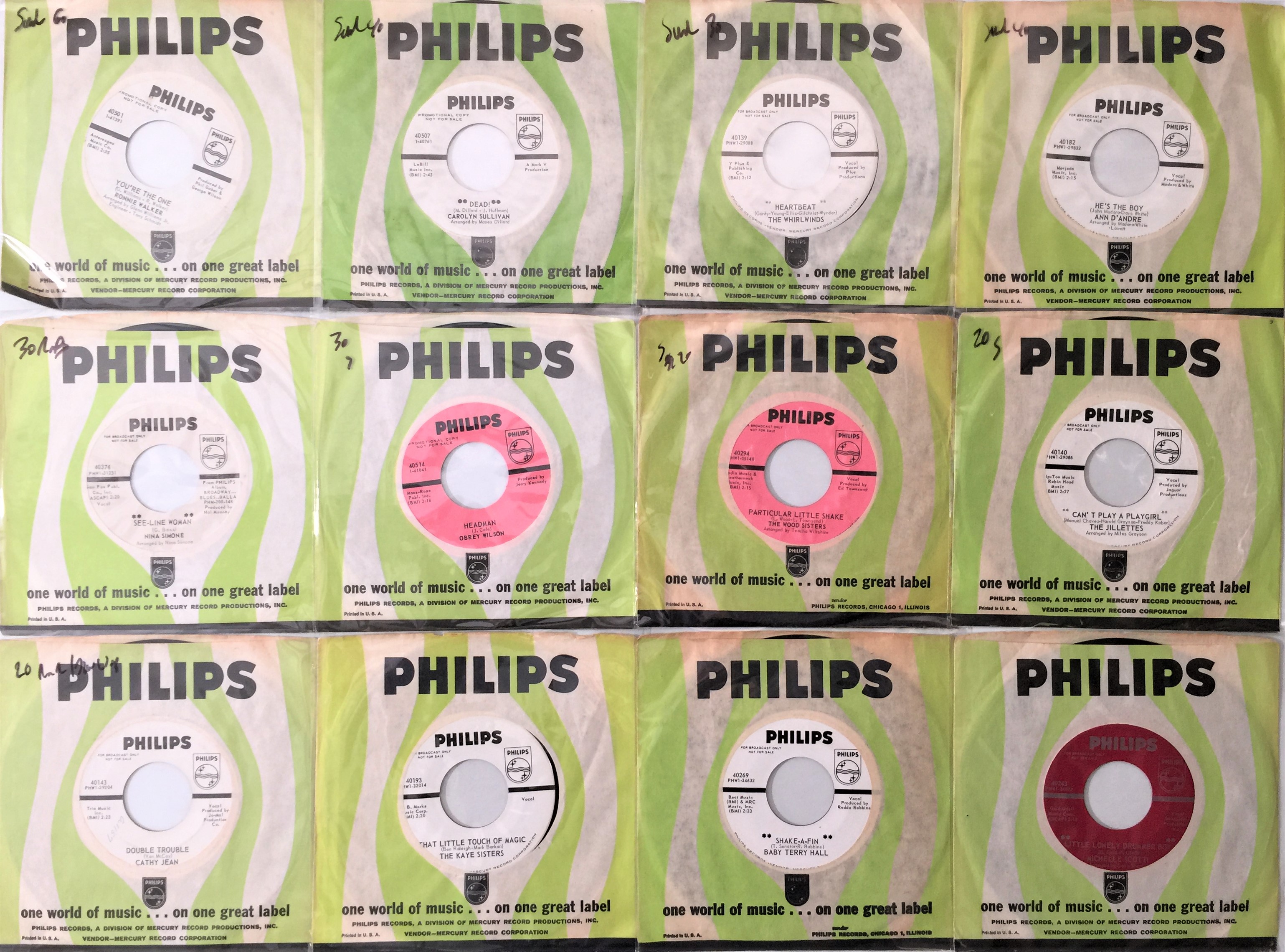 Lot 117 - PHILIPS RECORDS - 7" PACK