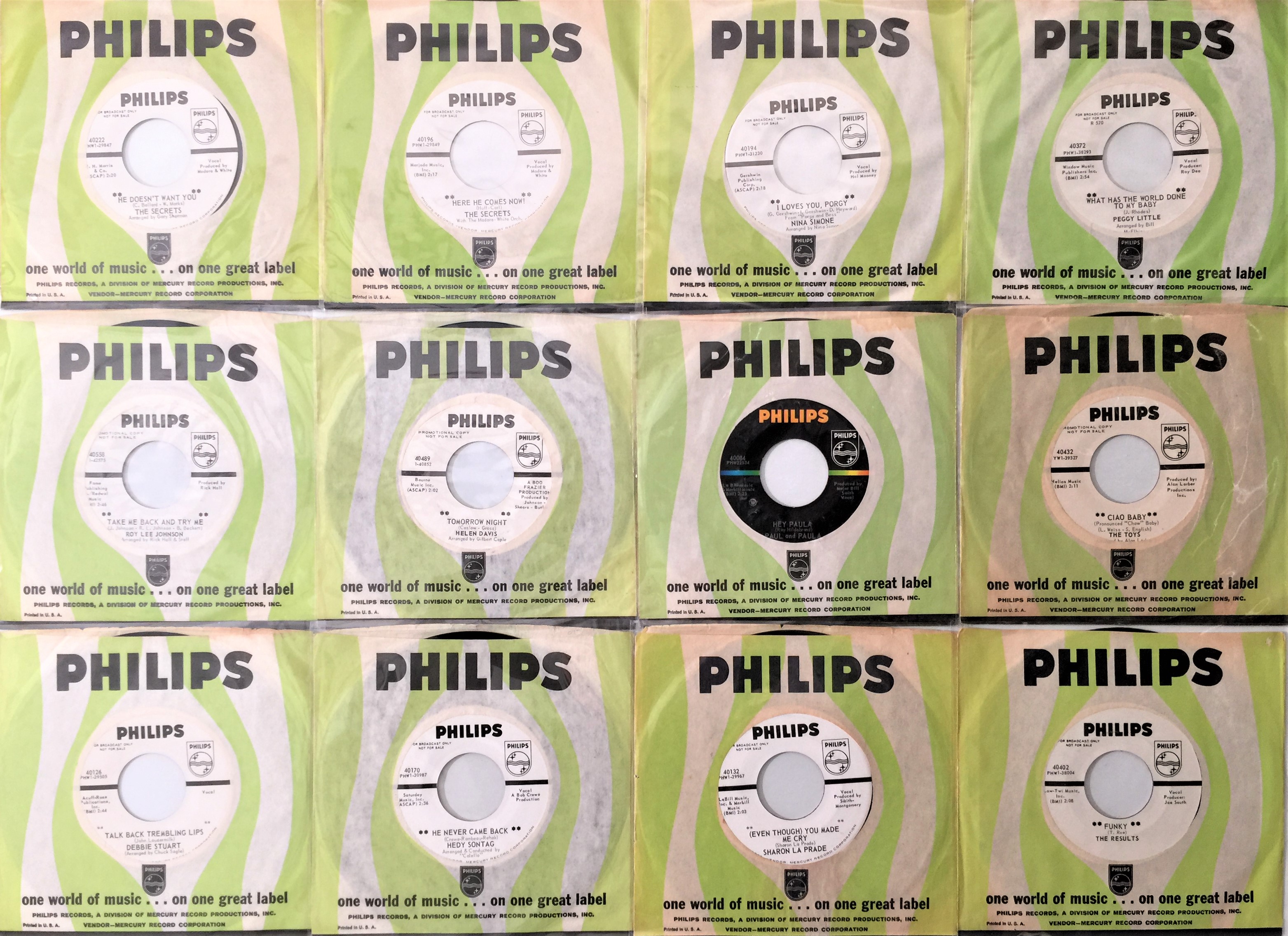 Lot 117 - PHILIPS RECORDS - 7" PACK