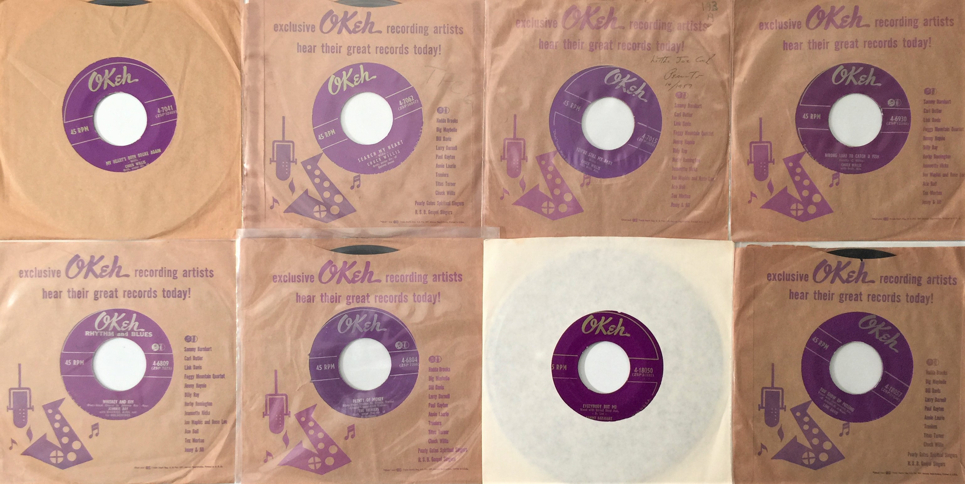 Lot 79 - OKEH - 7" PACK