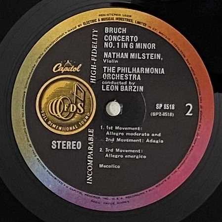 Lot 88 - NATHAN MILSTEIN - MENDELSSOHN/ BRUCH: