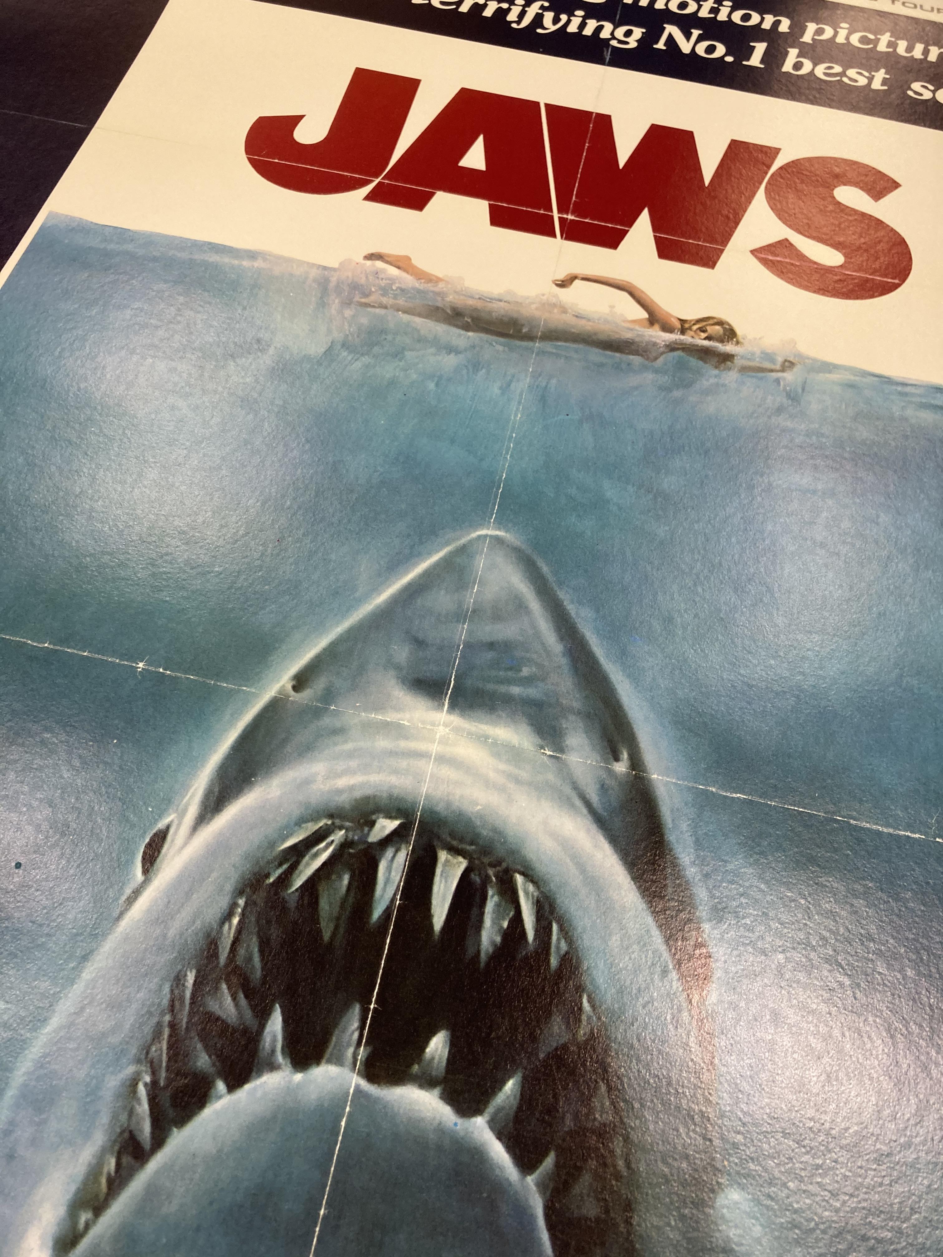 Lot 51 - JAWS ORIGINAL INTERNATIONAL US ONE SHEET