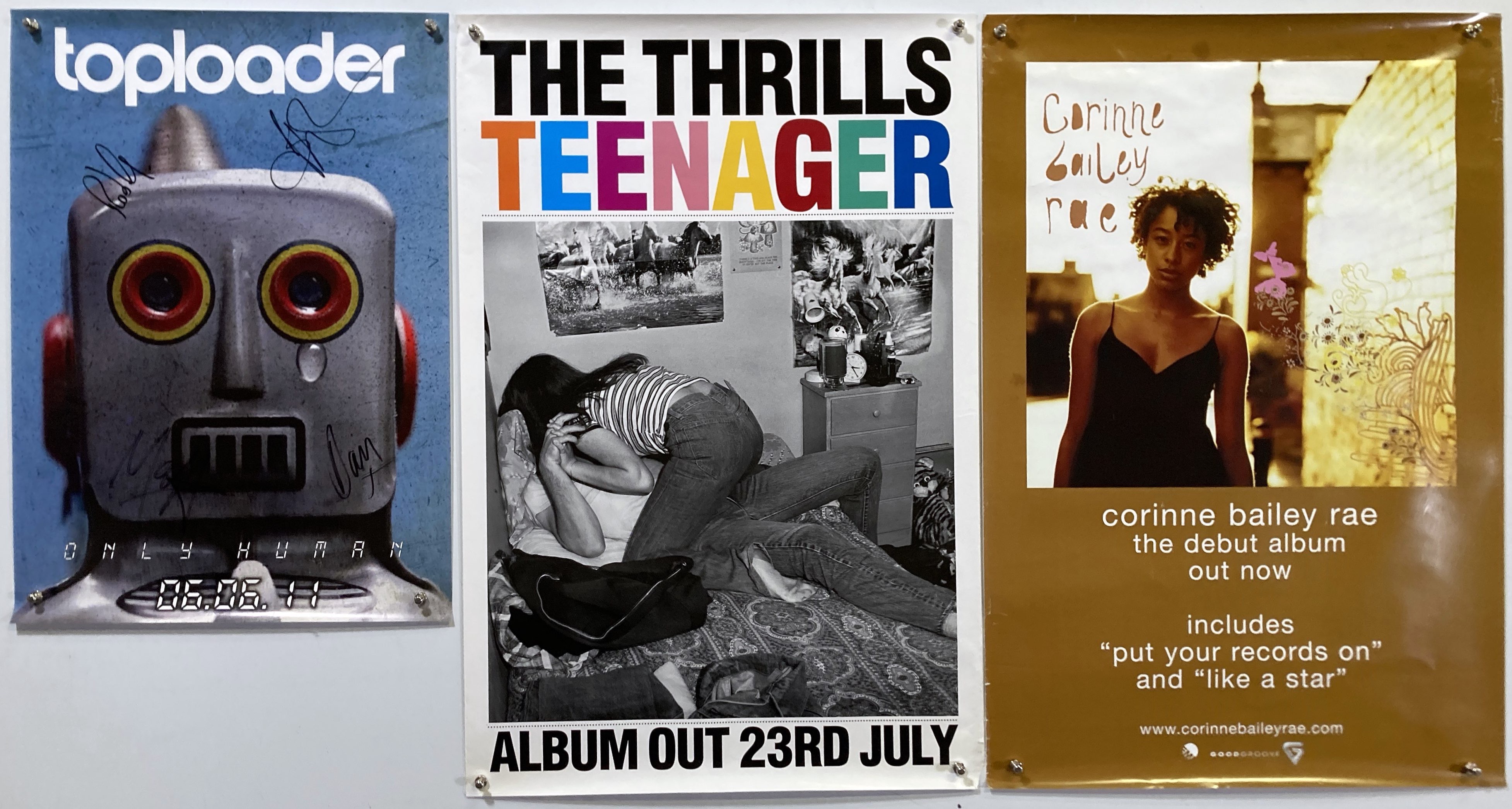 Lot 231 - 27 RECORD SHOP PROMO/DISPLAY POSTERS.