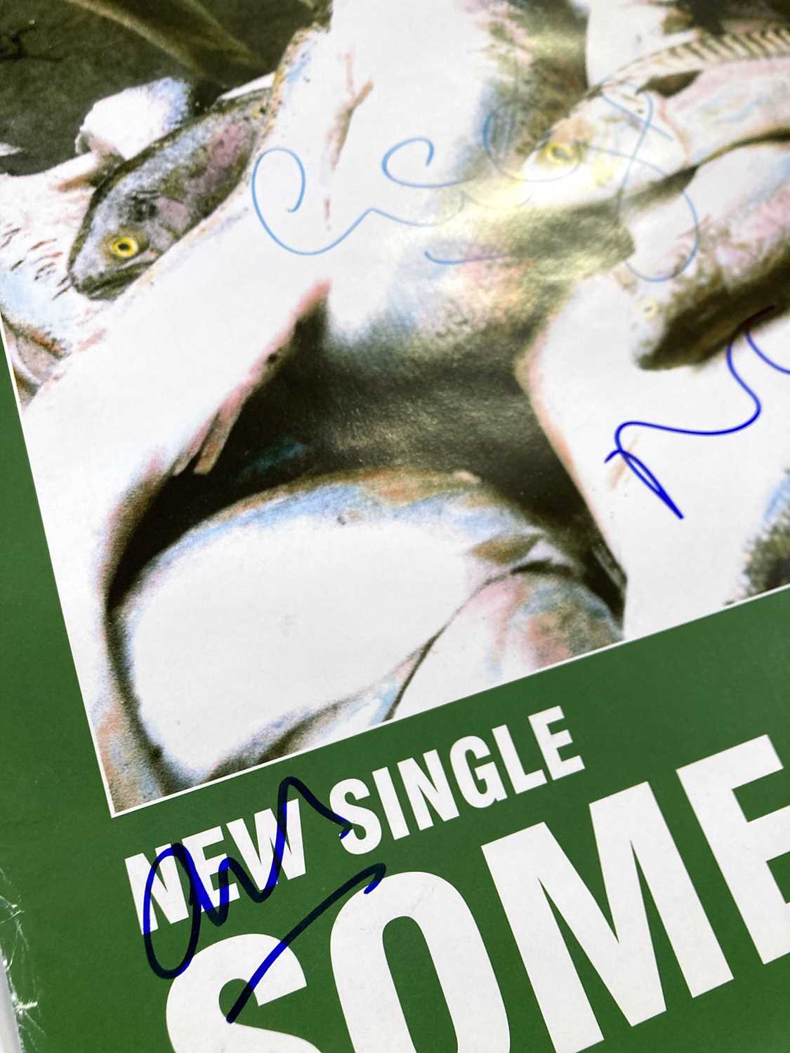 Lot 213 - OASIS - A FULLY SIGNED SOME MIGHT SAY