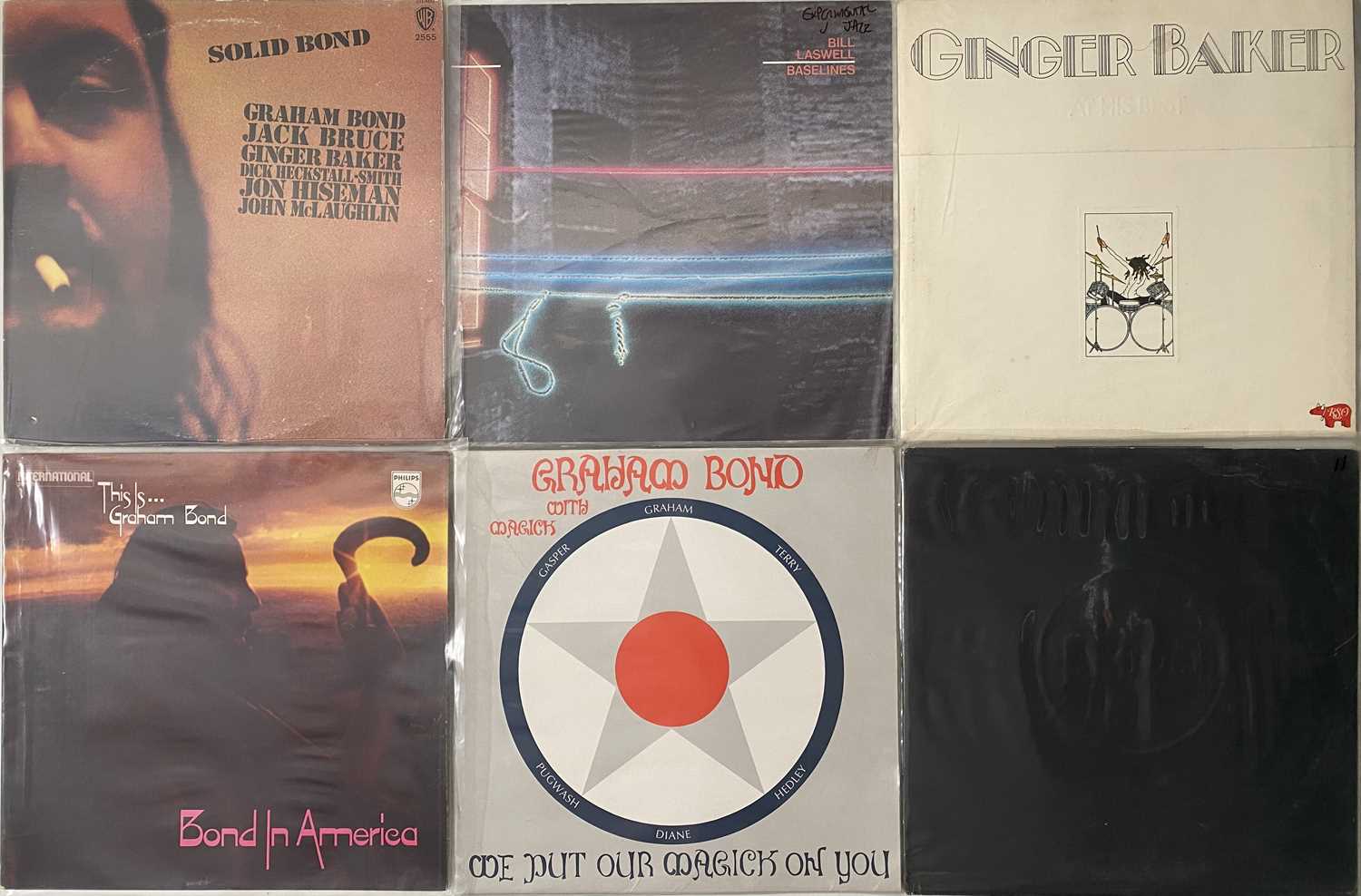 Lot 104 - GINGER BAKER AND RELATED - LP PACK