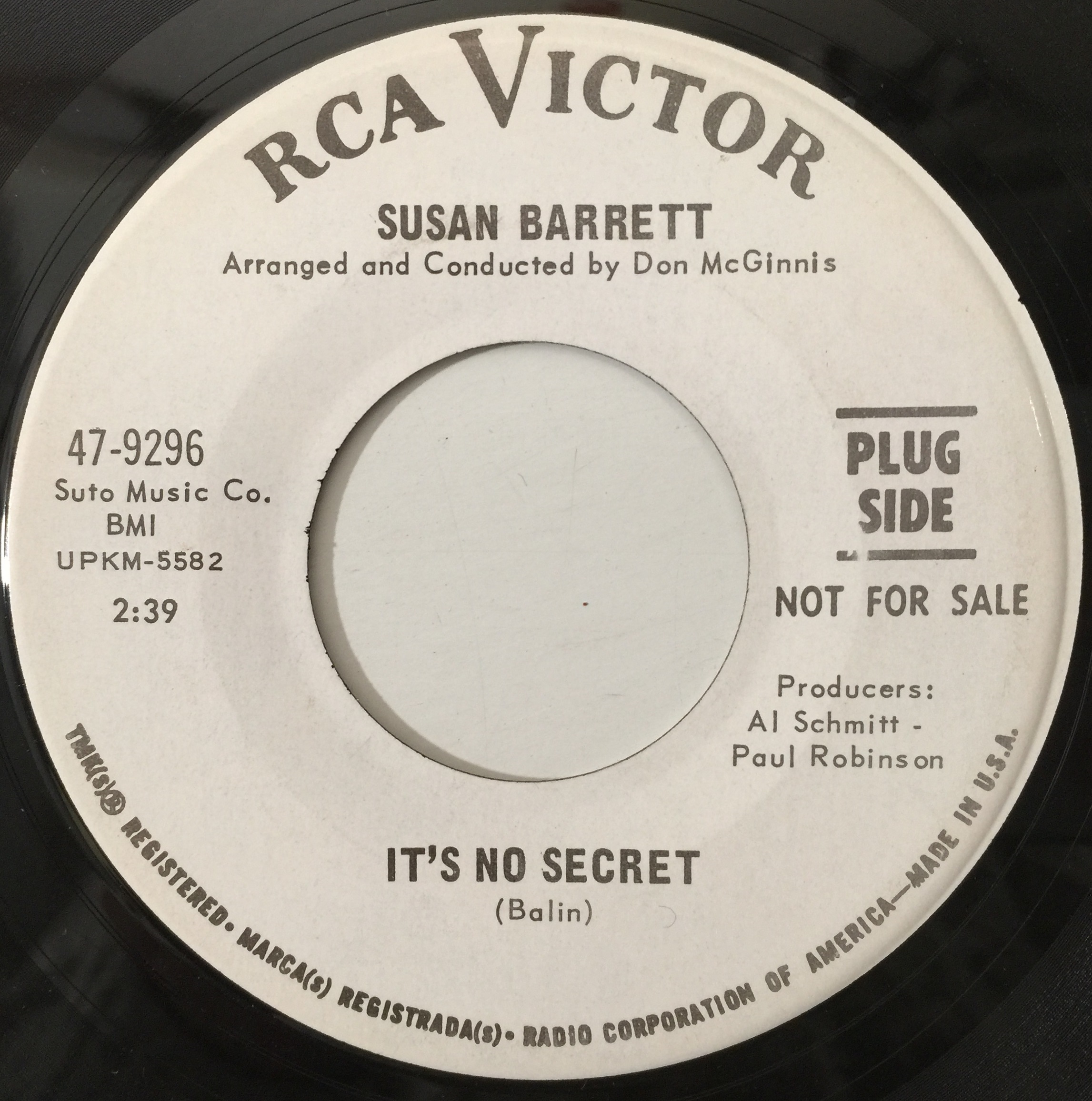 Lot 170 - SUSAN BARRETT - IT'S NO SECRET/ WHAT'S IT