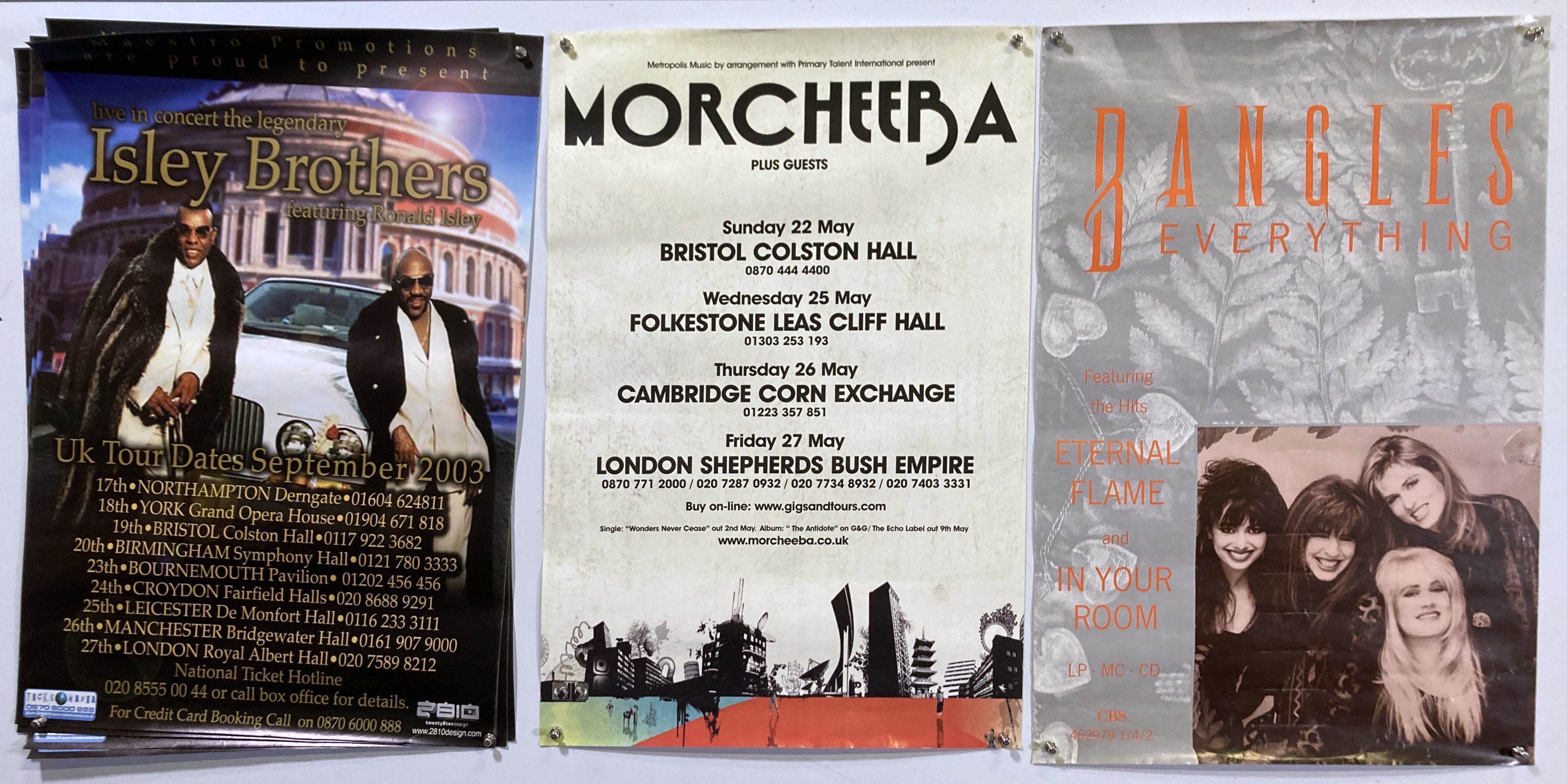 Lot 214 - CONCERT / PROMO POSTERS - INDIE / POP