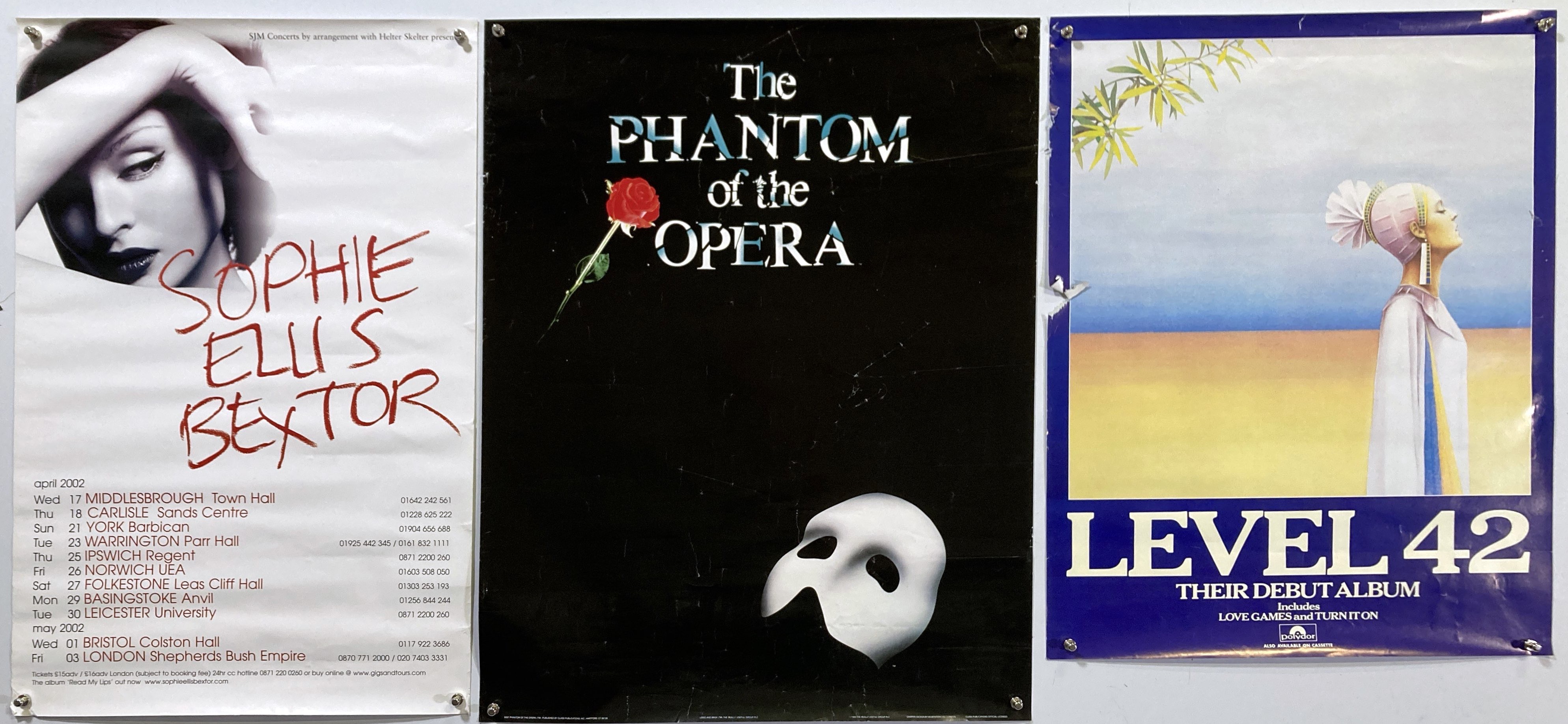 Lot 214 - CONCERT / PROMO POSTERS - INDIE / POP