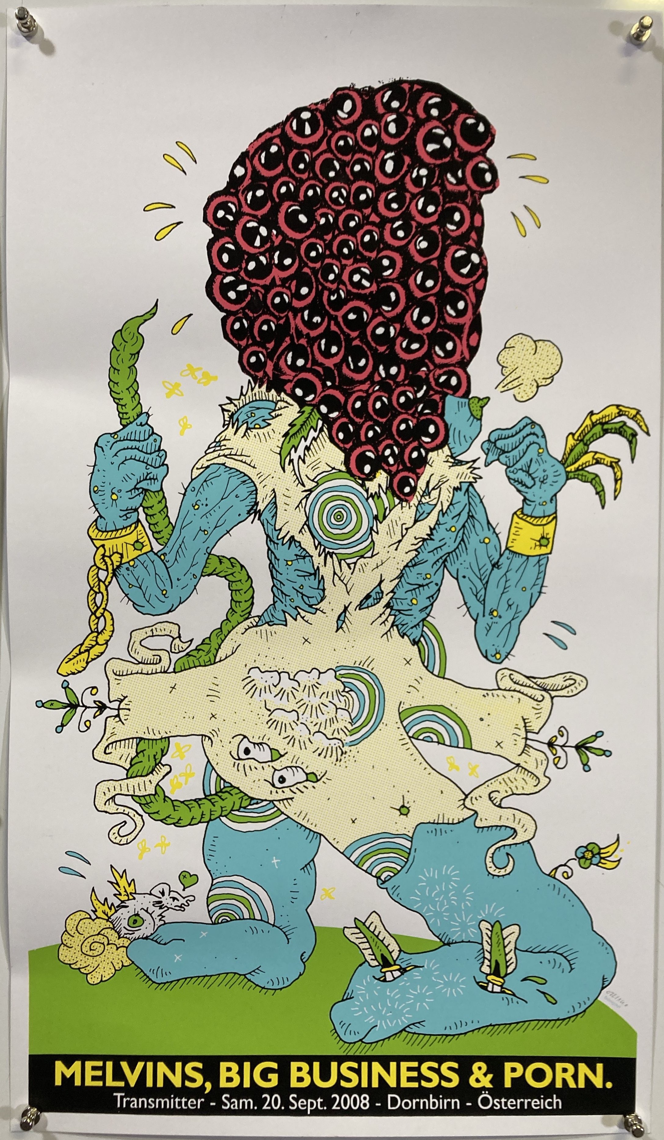 Lot 217 - THE MELVINS - LIMITED EDITION POSTER.