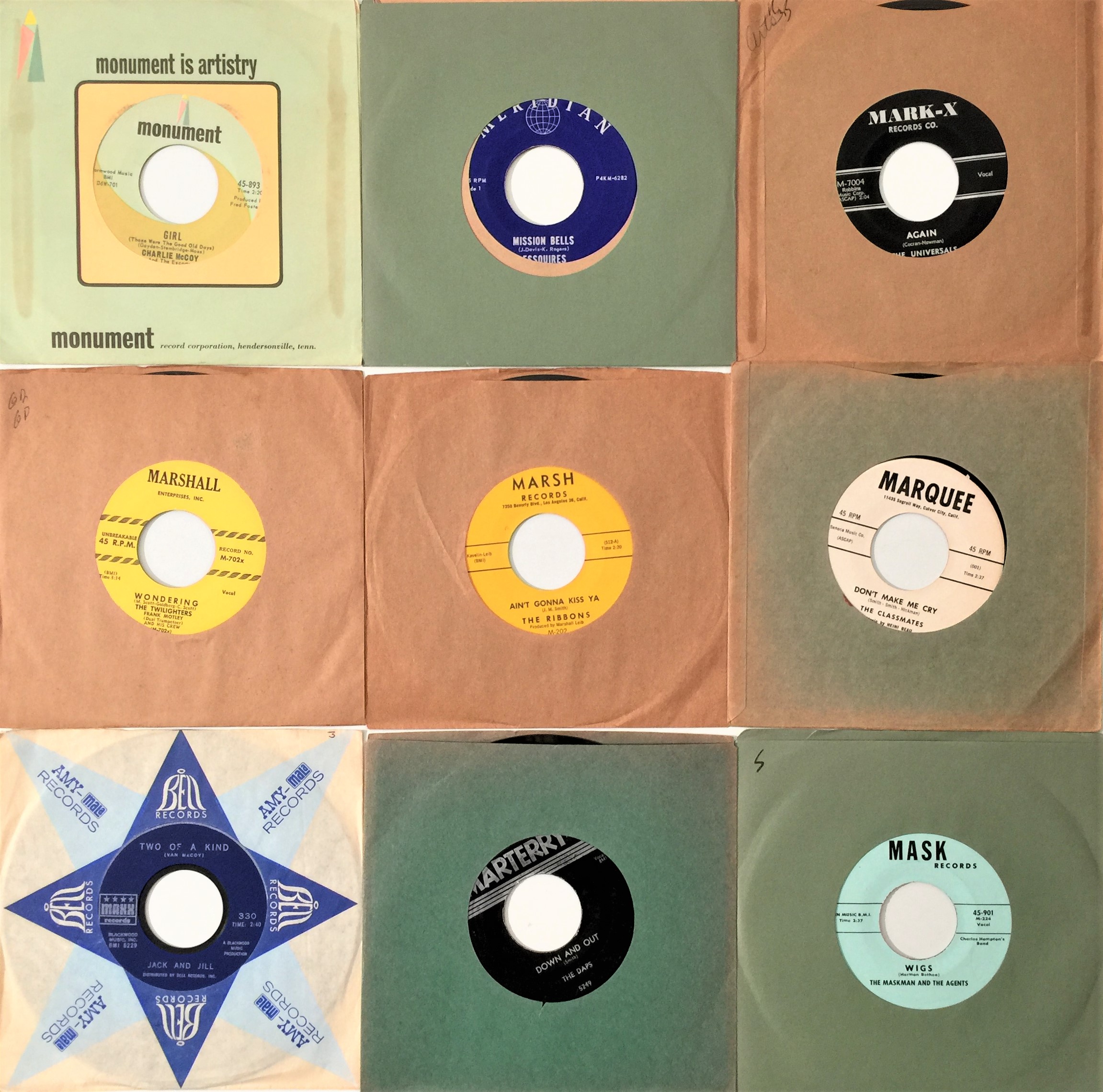 Lot 58 - SOUL / RNB - 'M' LABELS - 7" PACK