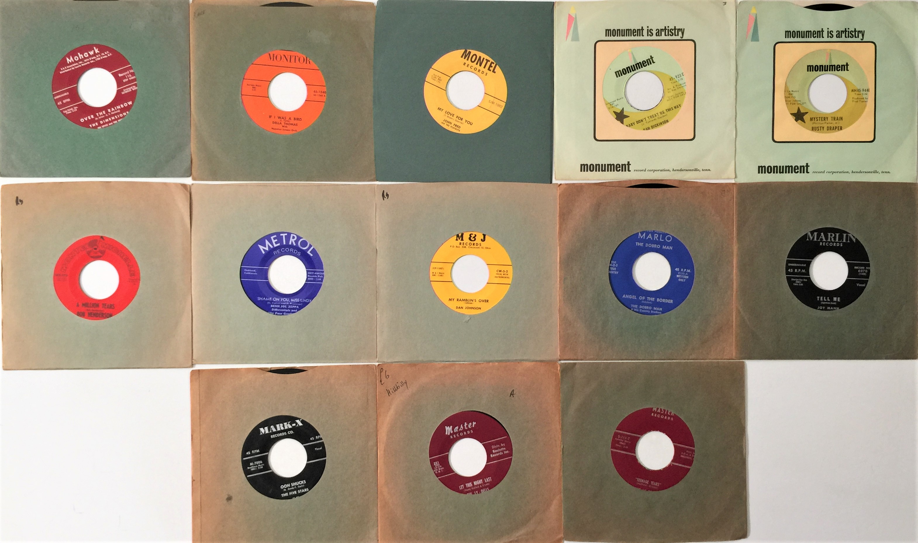 Lot 59 - ROCKABILLY / ROCK N ROLL / COUNTRY - 'M'