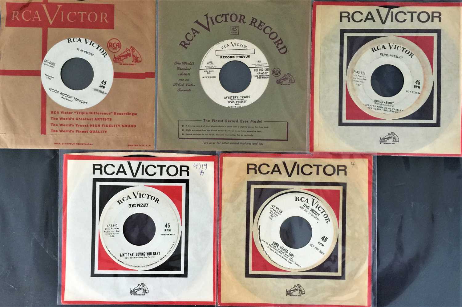 Lot 181 - ELVIS PRESLEY - ORIGINAL US RCA VICTOR 7"