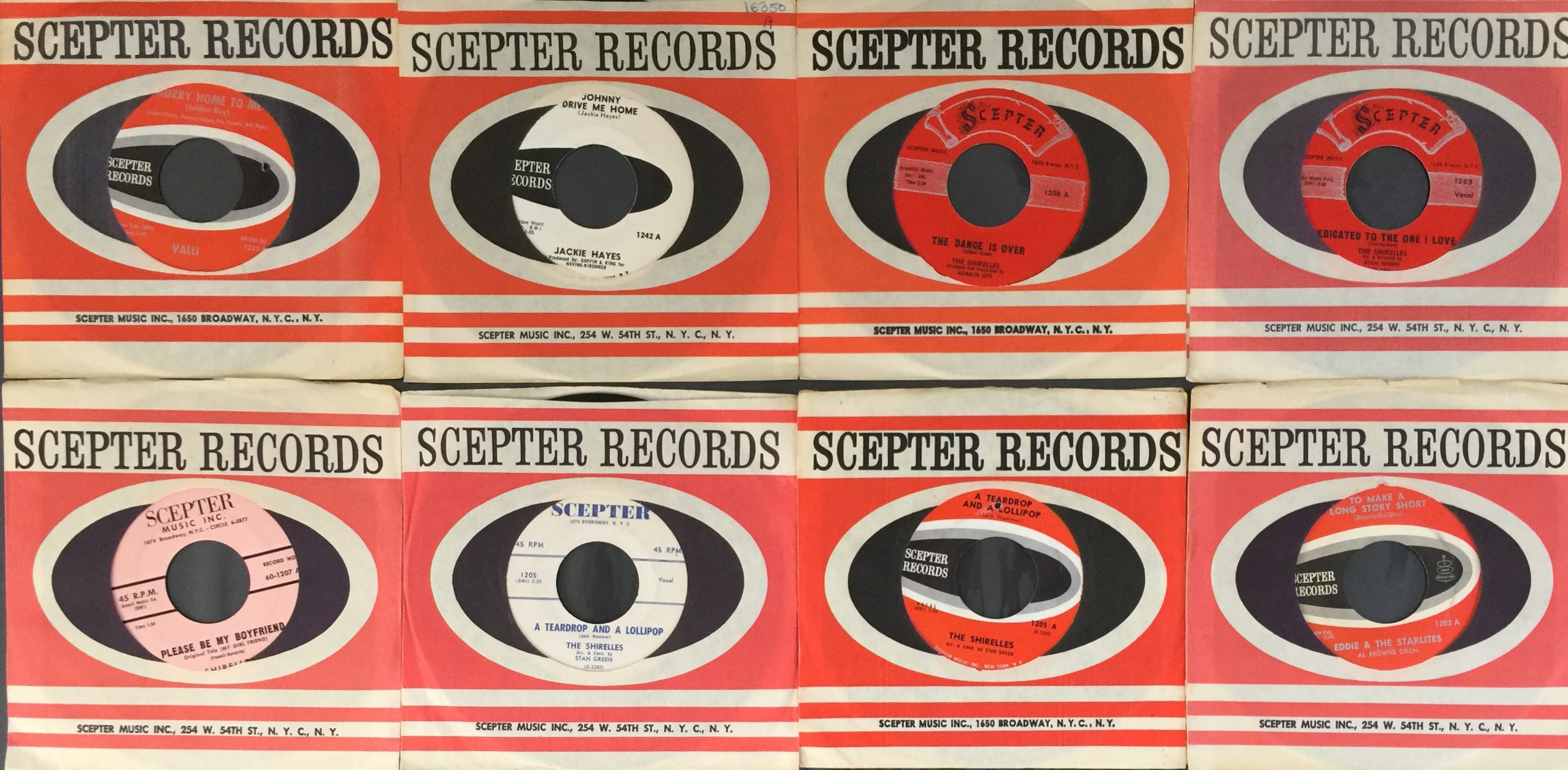 Lot 201 - SCEPTER RECORDS - 7" PACK