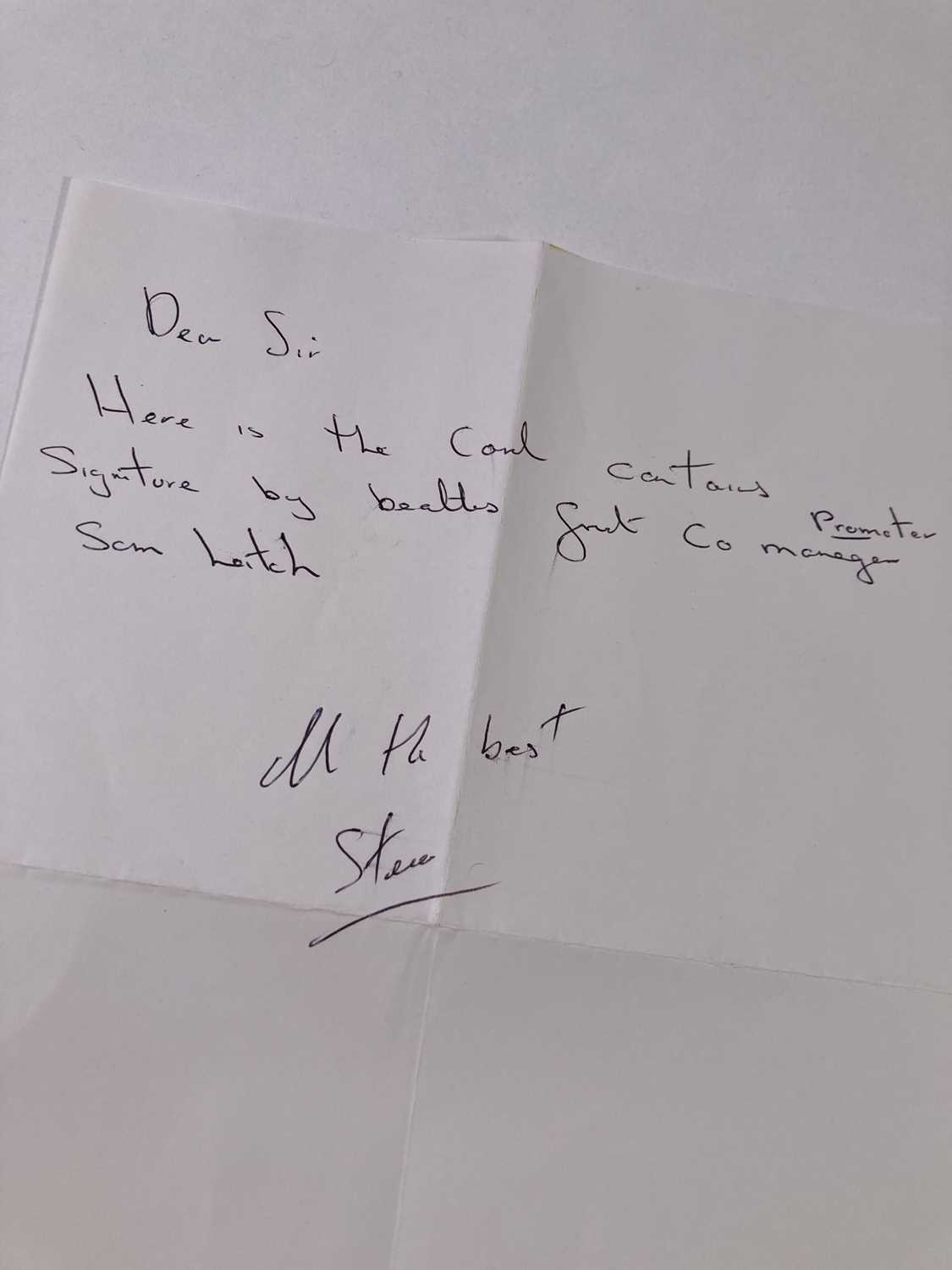 Lot 77 - THE BEATLES - CAVERN CLUB MEMBERSHIP CARD