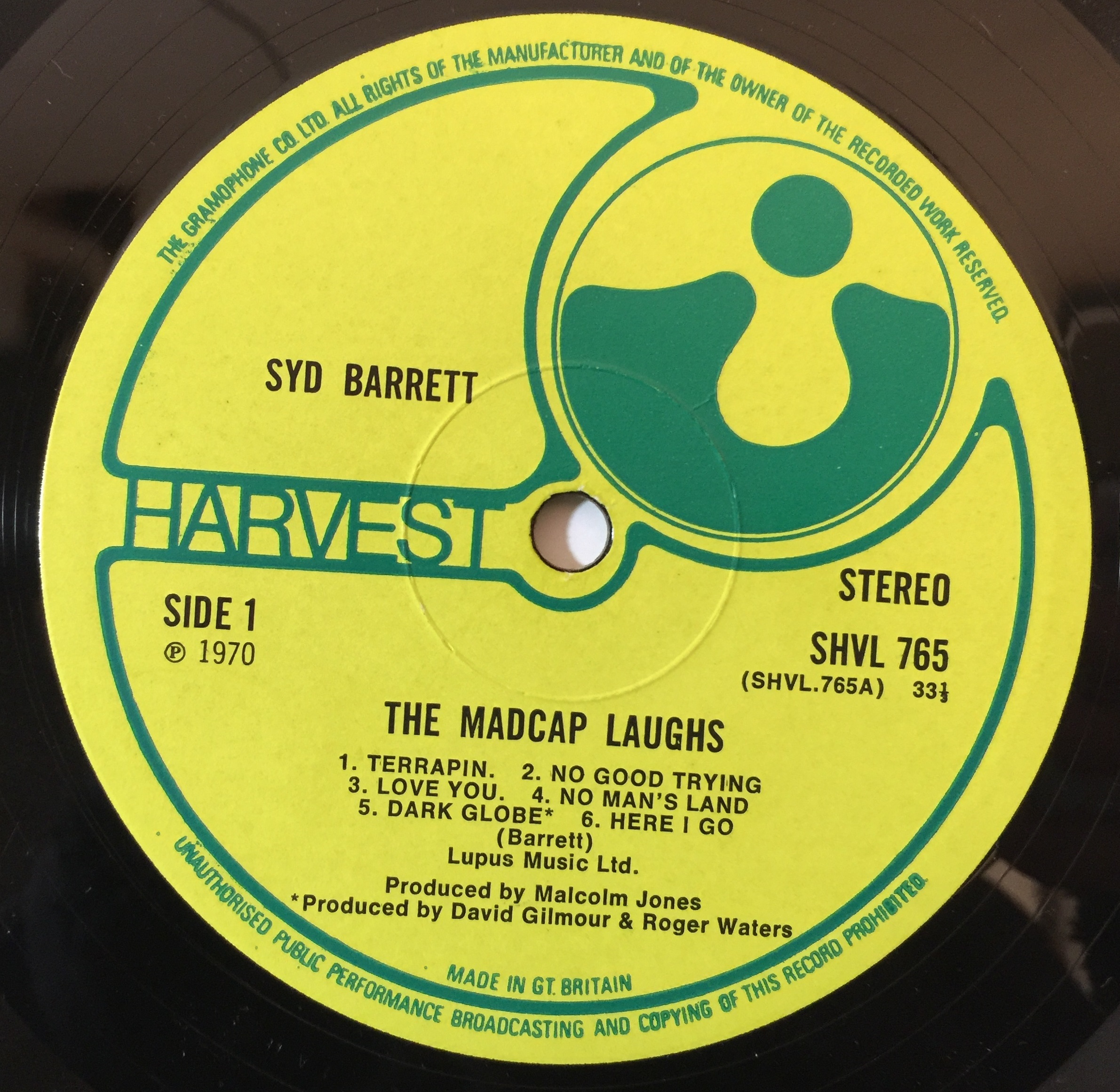 Lot 659 - Syd Barrett - The Madcap Laughs LP (Original