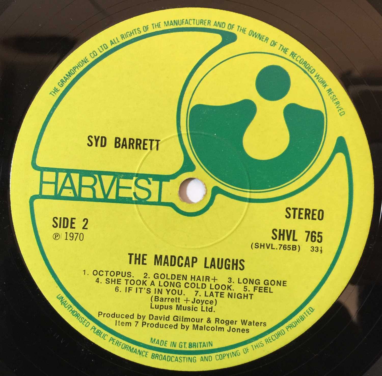 Lot 659 - Syd Barrett - The Madcap Laughs LP (Original