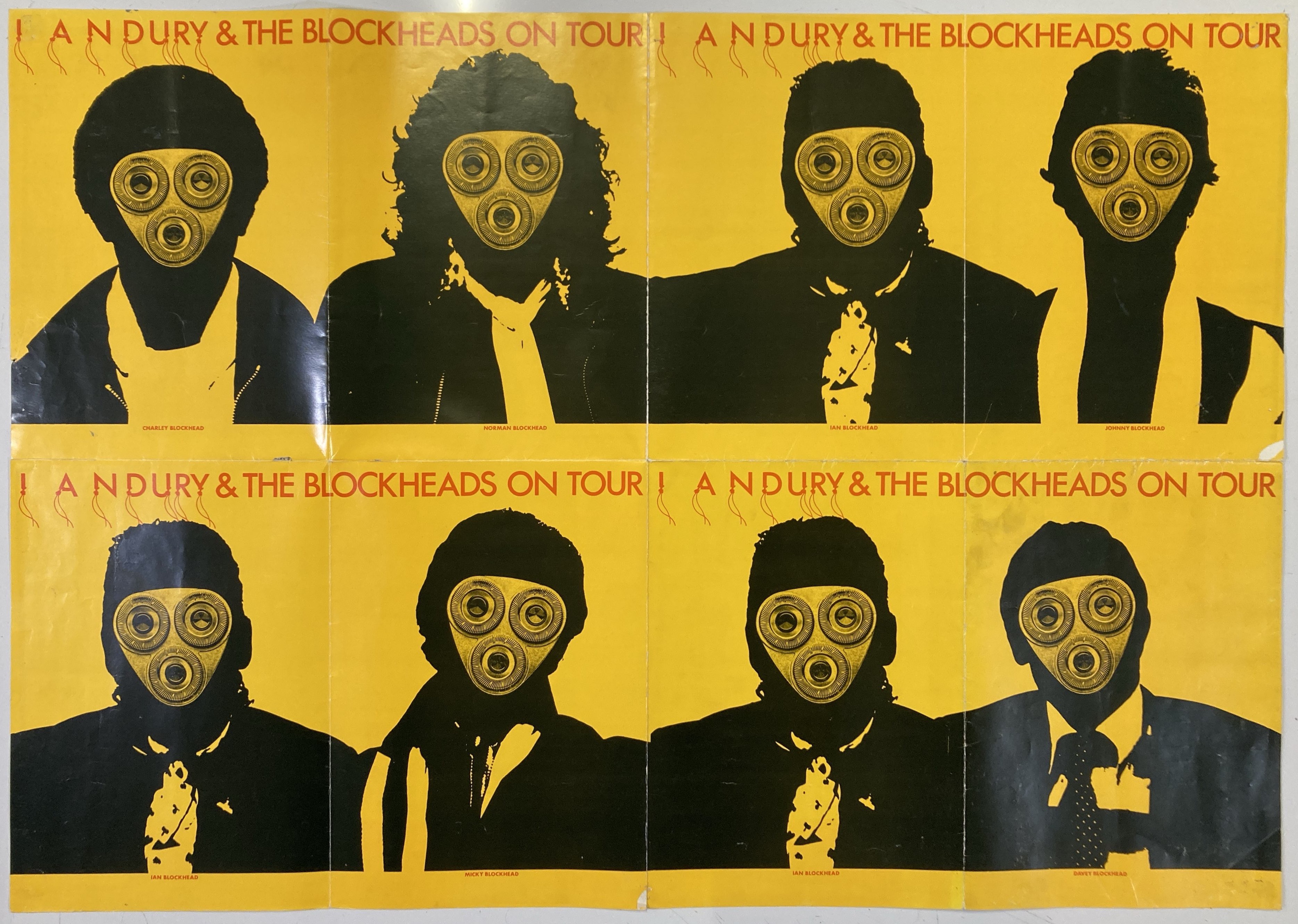 Lot 229 - IAN DURY & THE BLOCKHEADS - A FOLD OUT
