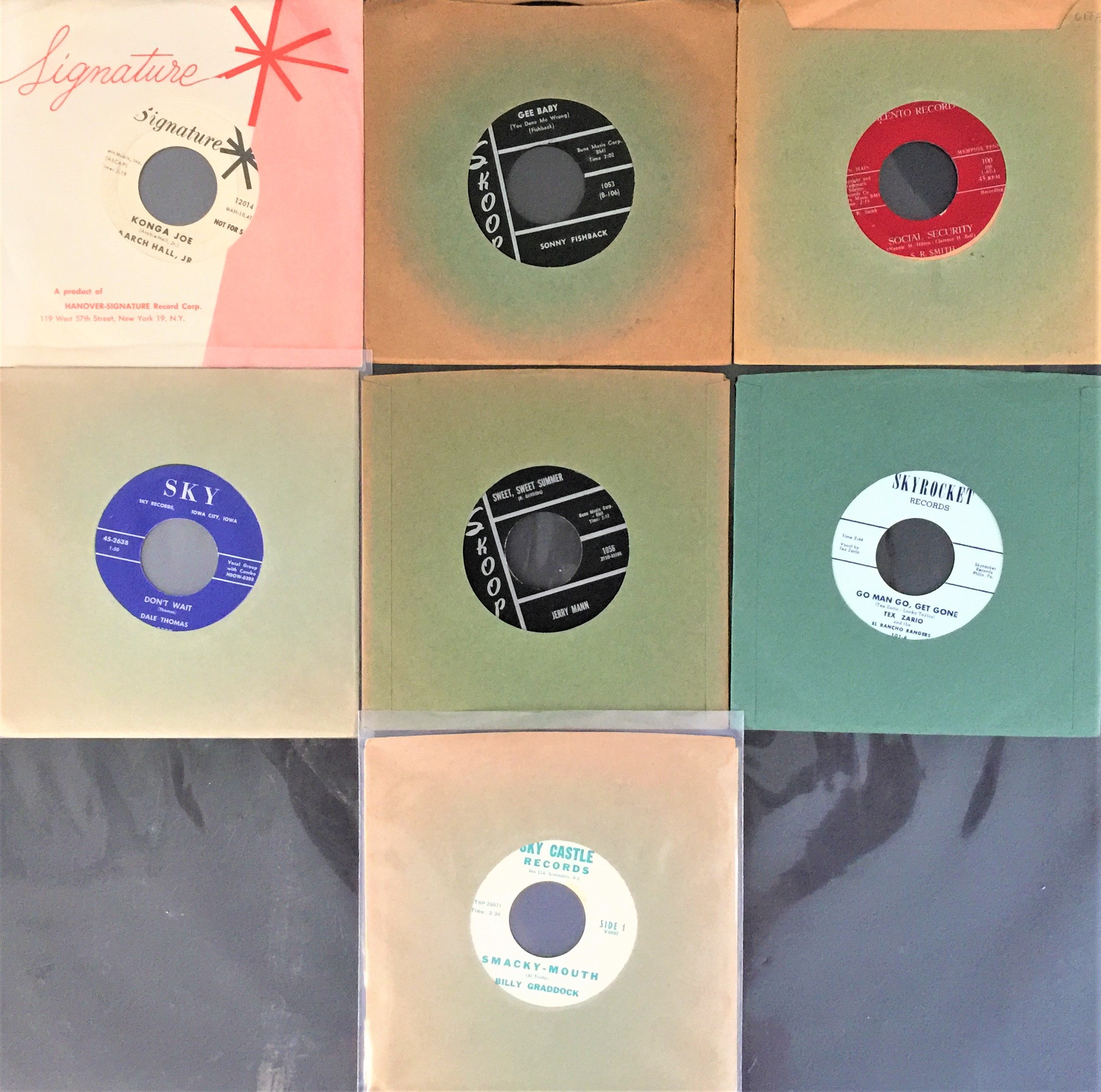Lot 217 - ROCKABILLY - ORIGINAL US 'S' LABEL 7"