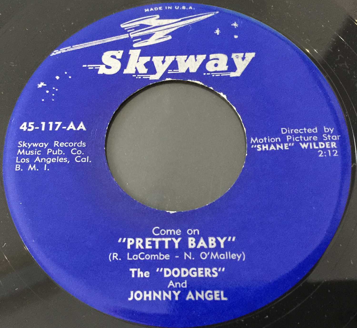 Lot 221 - THE DODGERS AND JOHNNY ANGEL - BOOGIE MAN