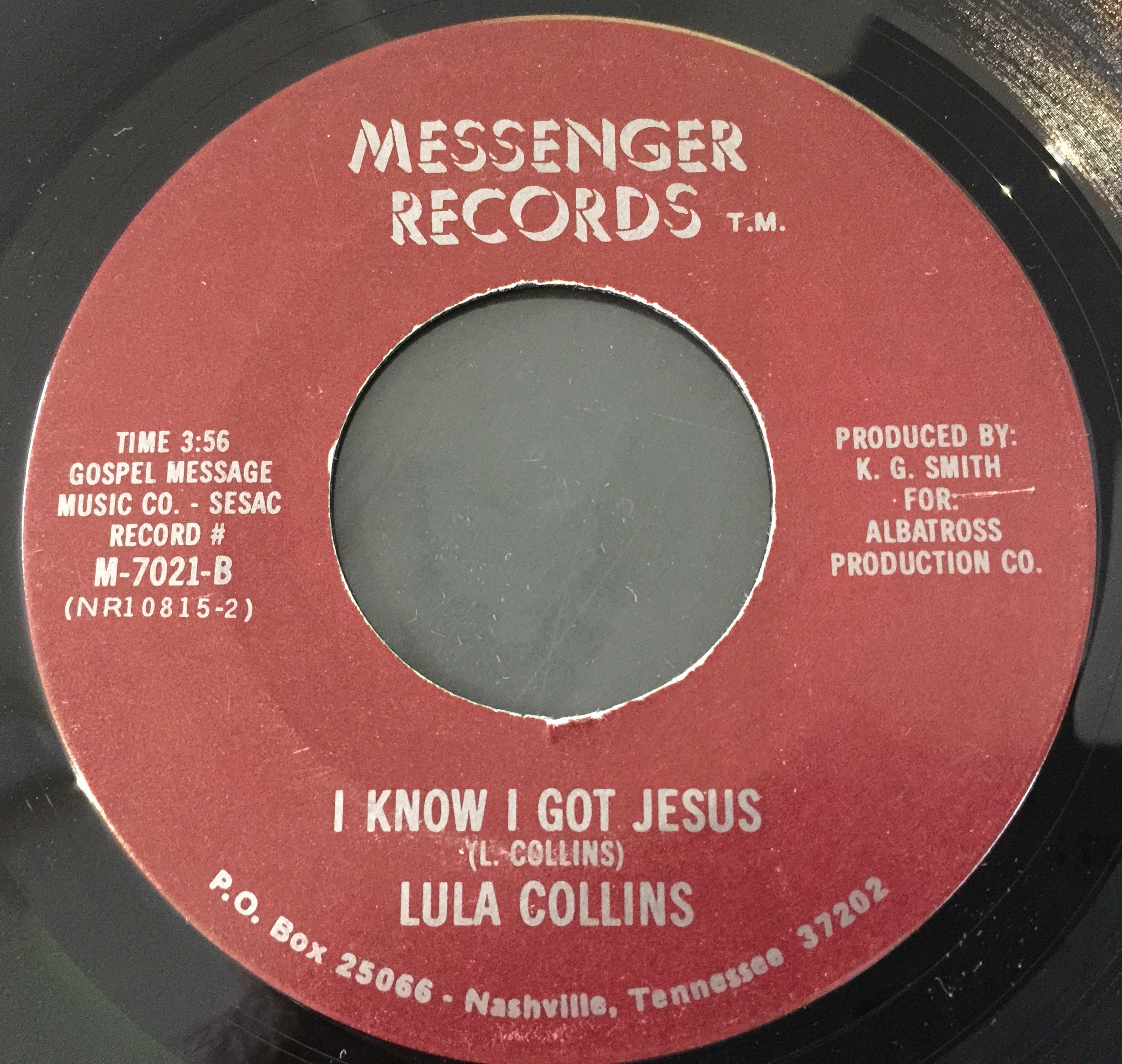 Lot 266 - LULA COLLINS - JESUS, YOU'VE BEEN GOOD 7 Lot 266 - LULA COLLINS - JESUS, YOU'VE BEEN GOOD 7