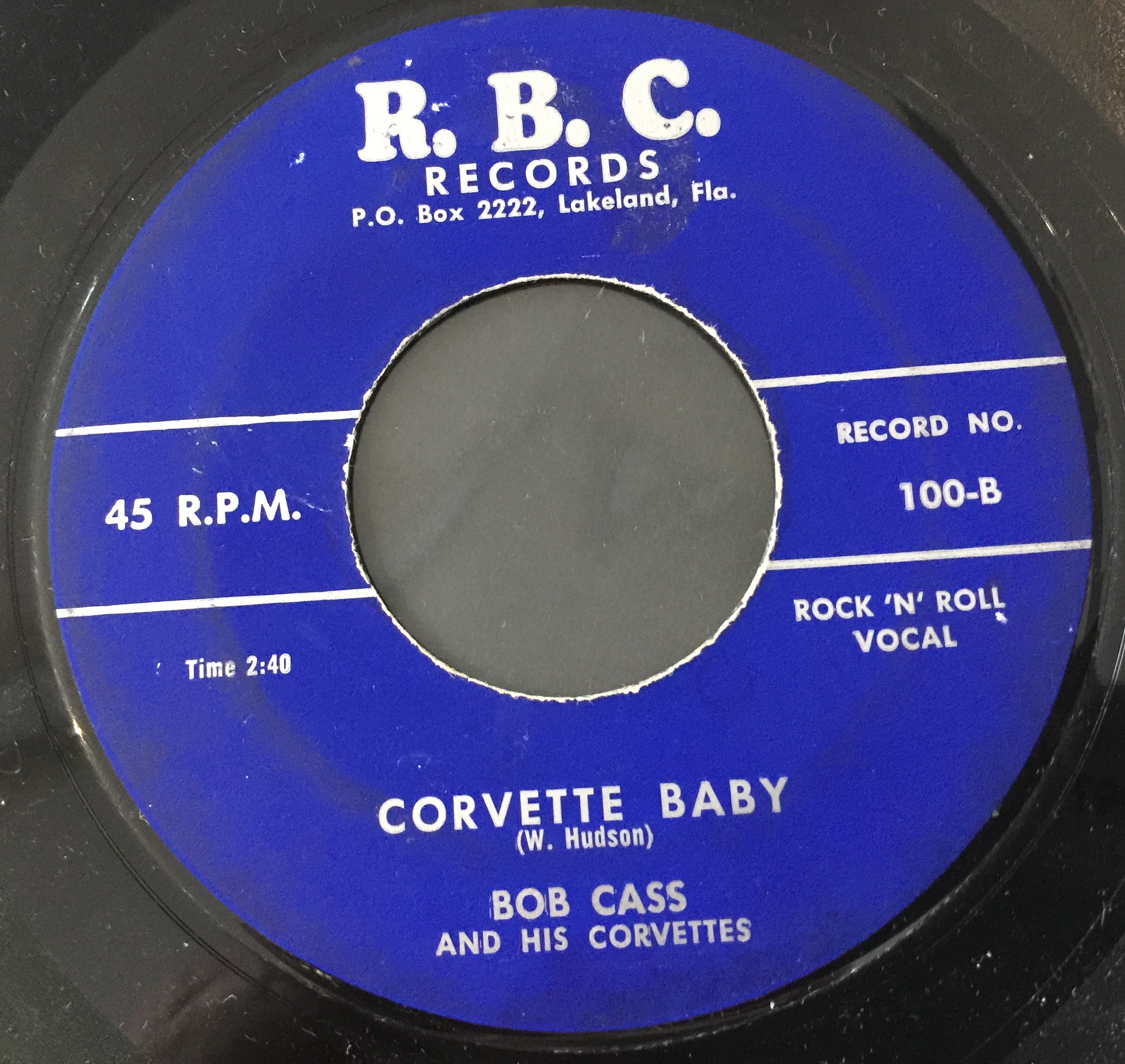 Lot 268 - BOSS CASS AND HIS CORVETTES - FOO-DOO C/W