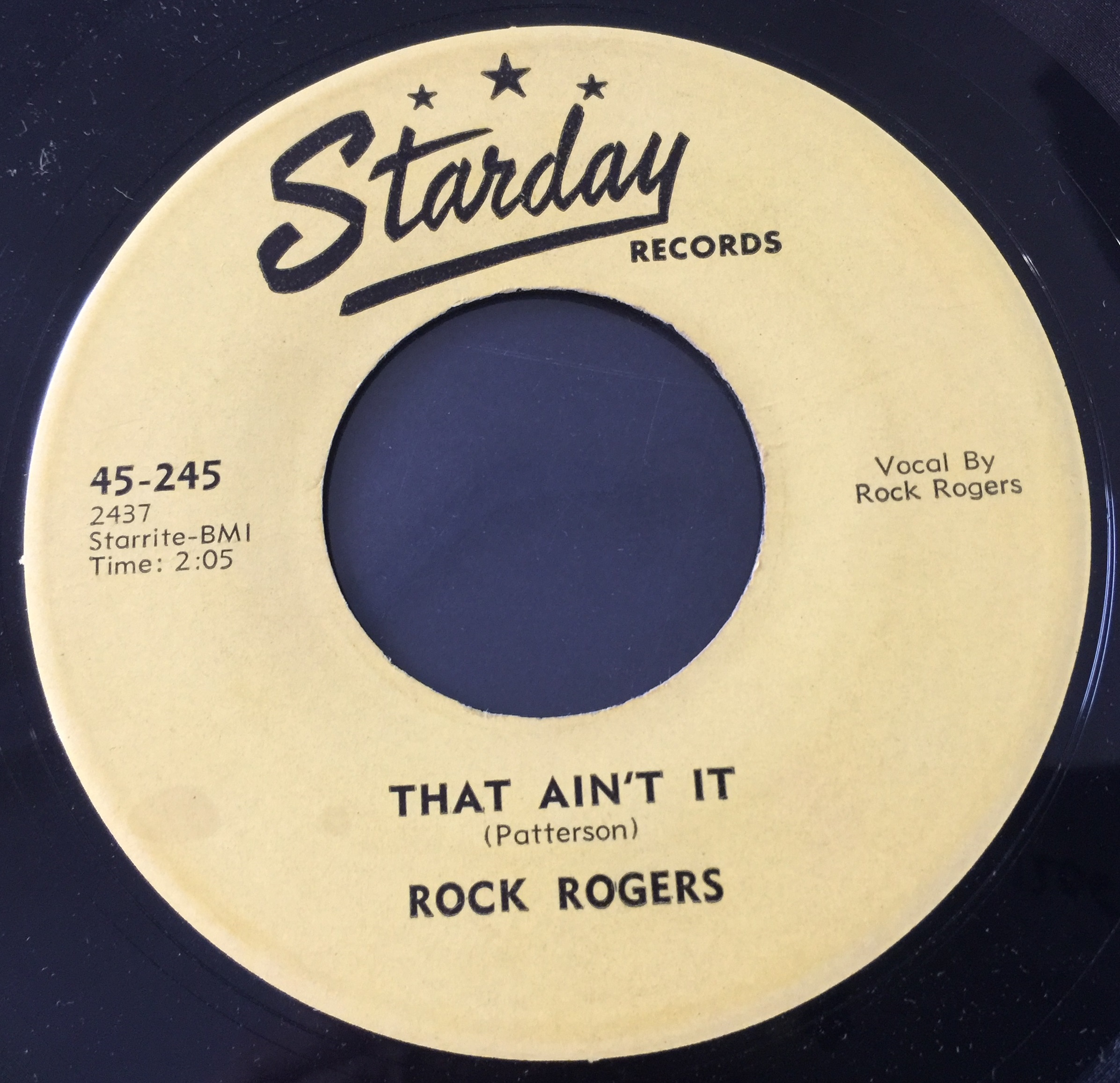 Lot 281 - ROCK ROGERS - LITTLE ROCK ROCK / THAT AIN'T