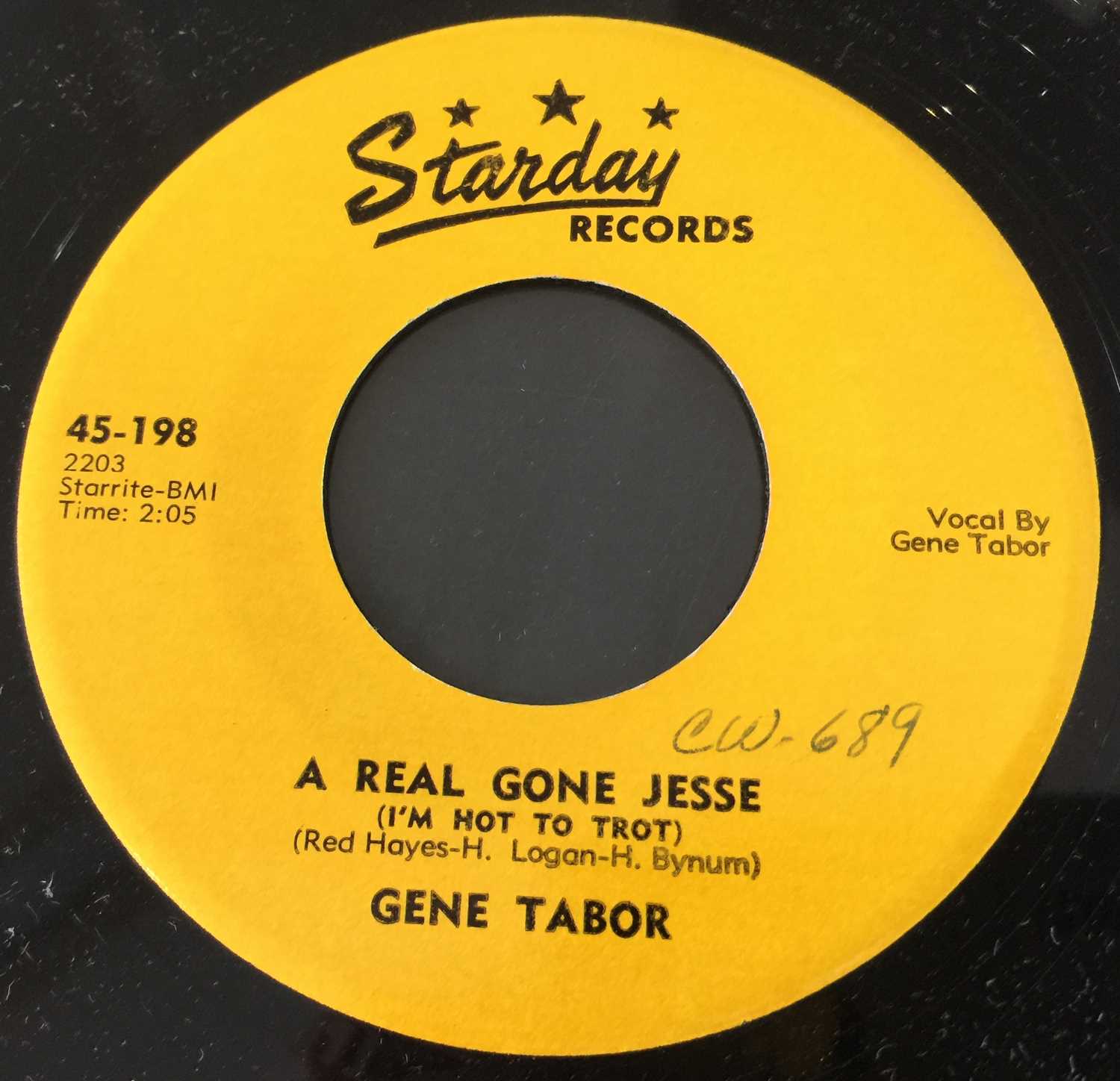 Lot 282 - GENE TABOR - A REAL GONE JESSE / I'M NOT THE
