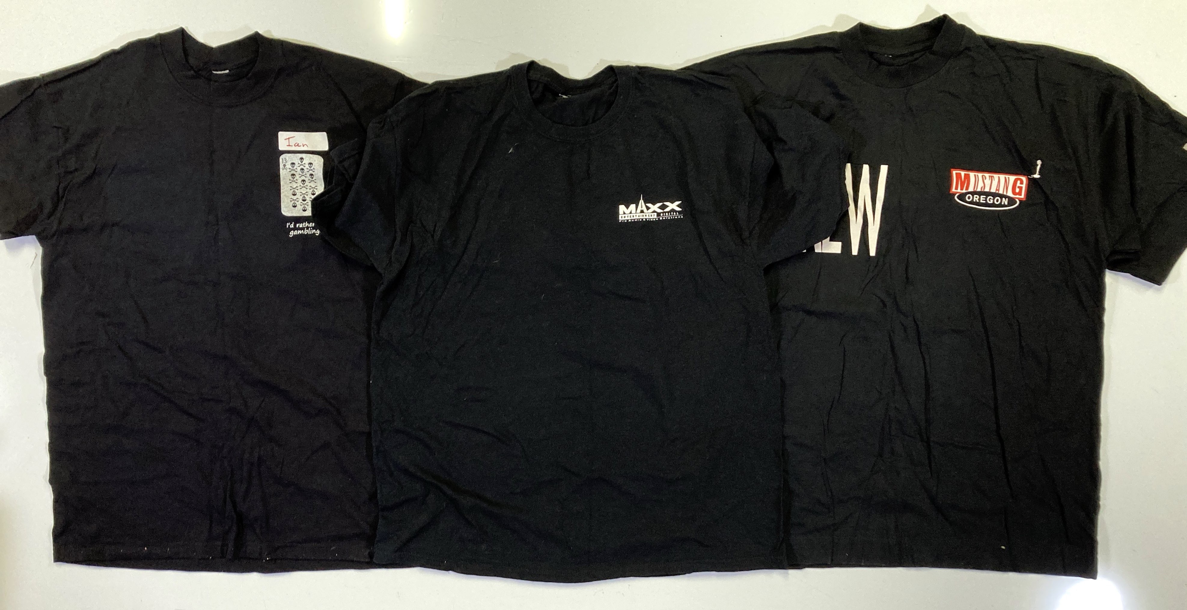 Lot 129 - MUSIC PROMOTIONAL CLOTHING.