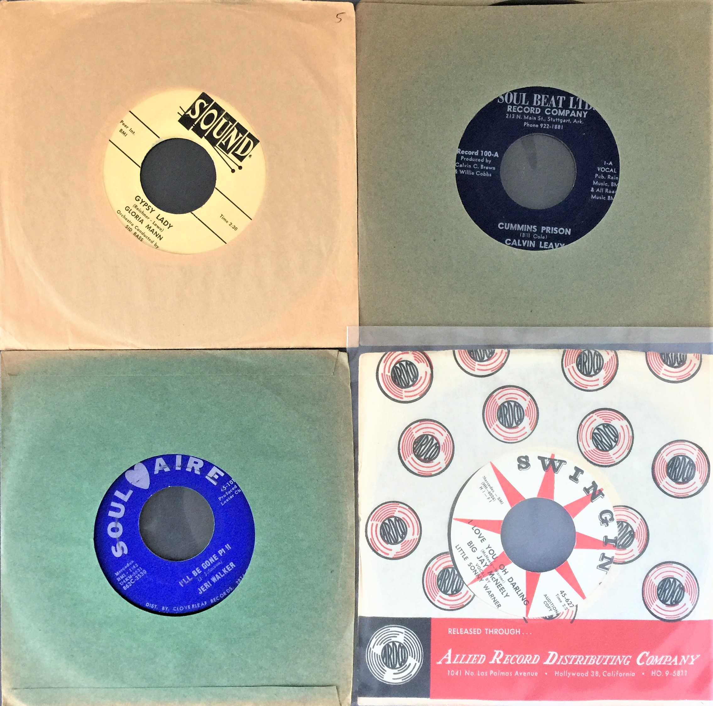 Lot 300 - ROCKABILLY/ ROCK N ROLL/ SOUL/ BLUES - 7"