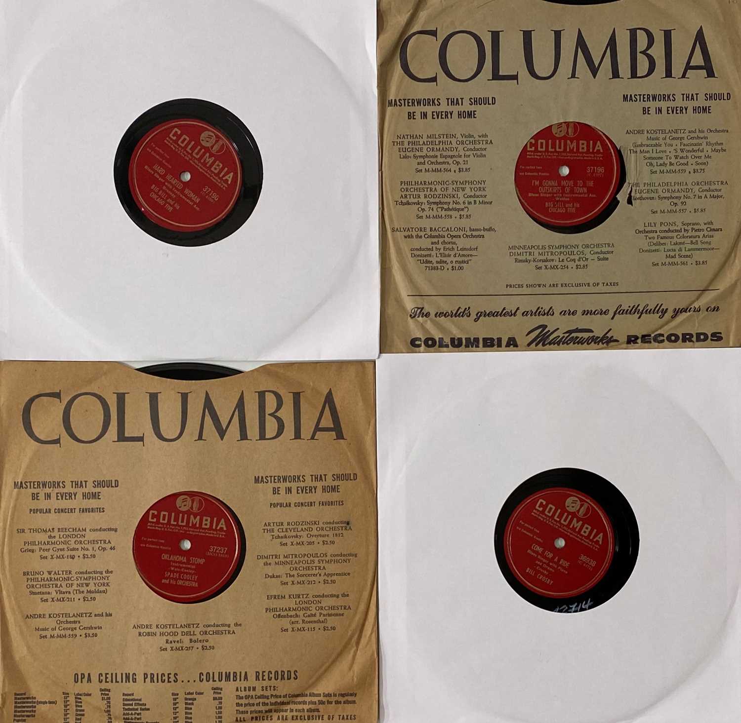 Lot 311 - COLUMBIA - 78RPM SHELLAC PACK
