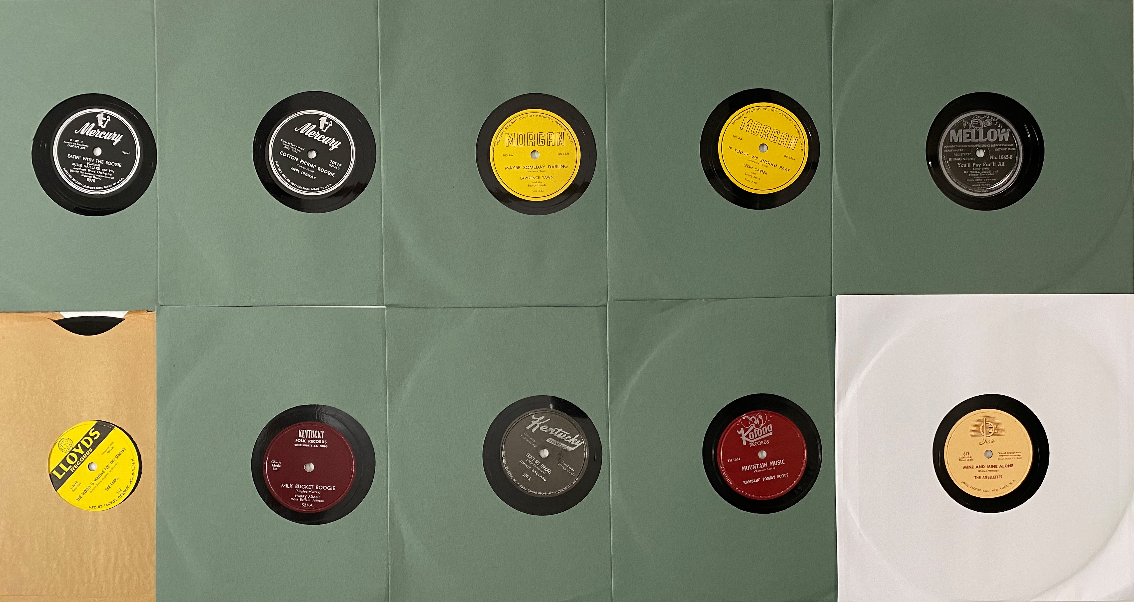 Lot 317 - ROCK N ROLL/ ROCKABILLY/ BLUES/ R&B - 78RPM