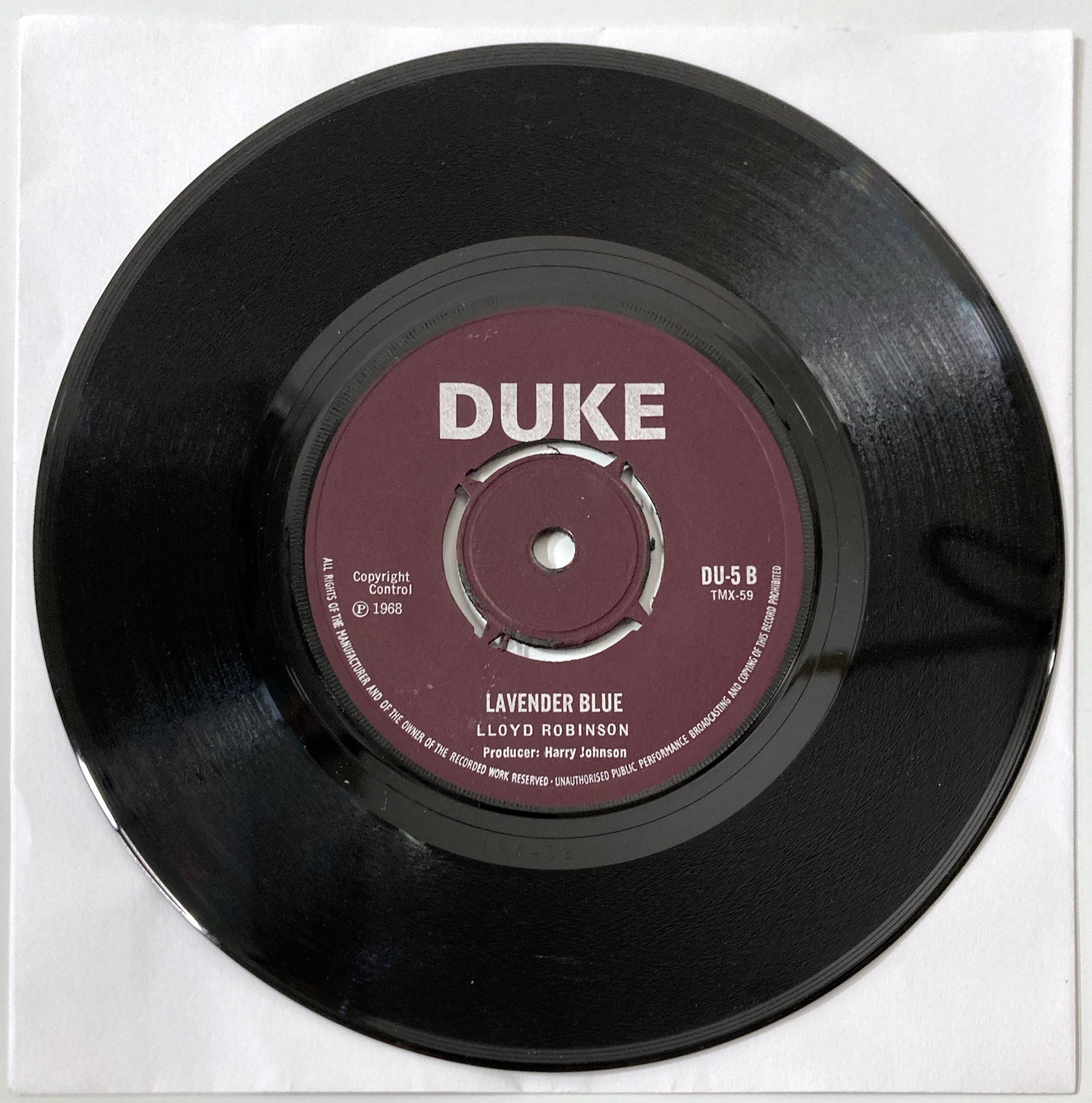 Lot 173 - LLOYD ROBINSON - CUSS CUSS / LAVENDER BLUE