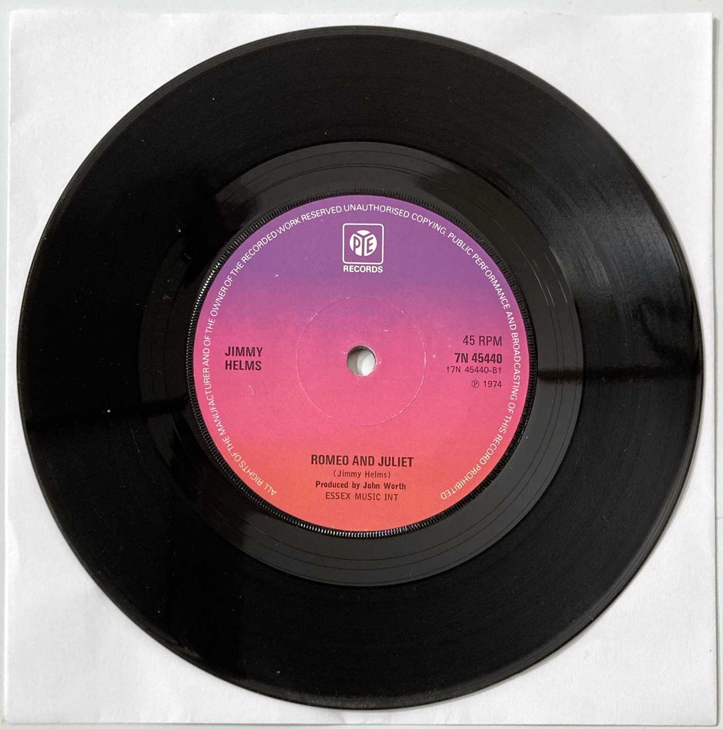 Lot 175 - JIMMY HELMS - RAGTIME GIRL / ROMEO AND