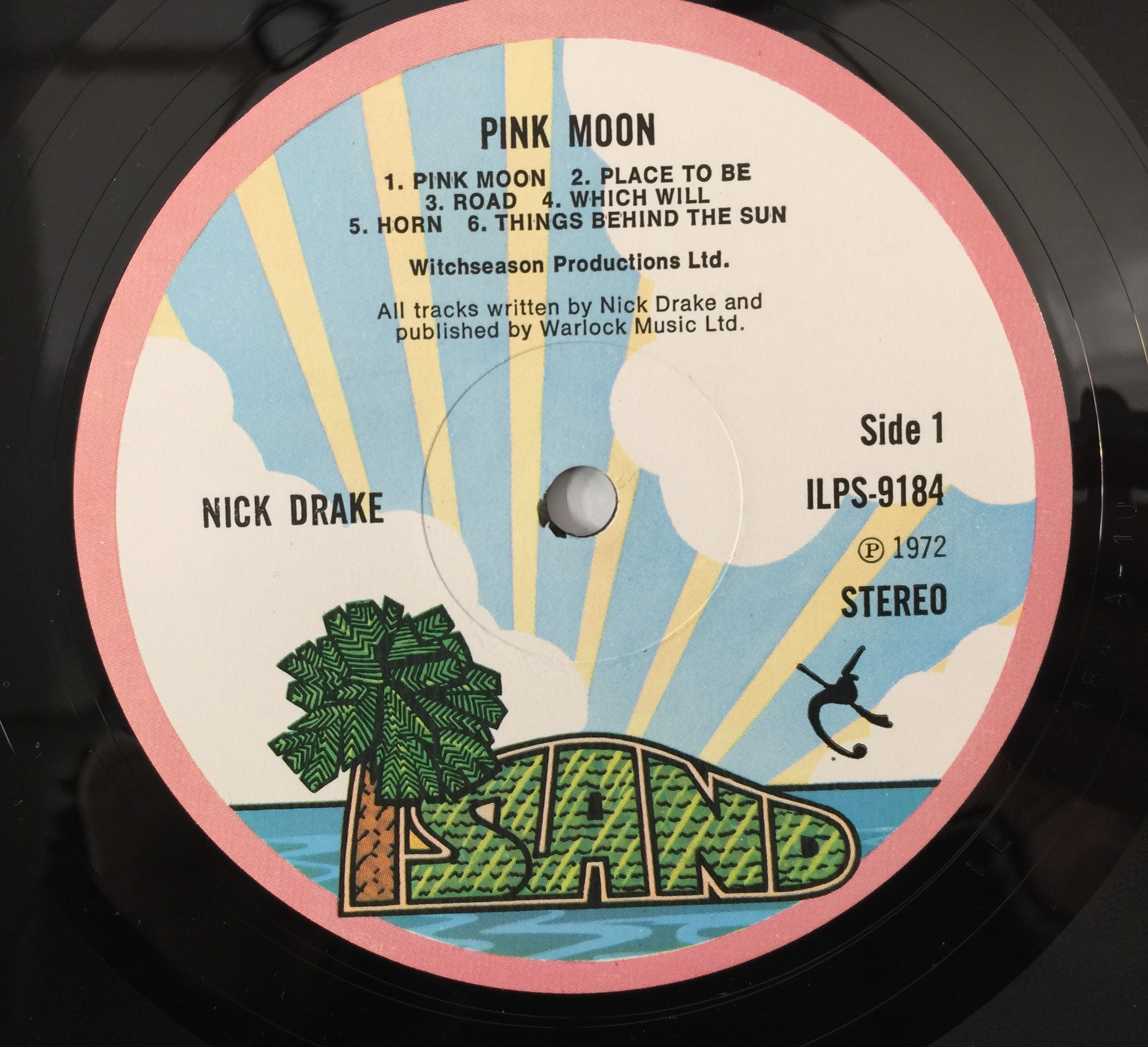 Lot 119 - NICK DRAKE - PINK MOON LP (ORIGINAL UK COPY