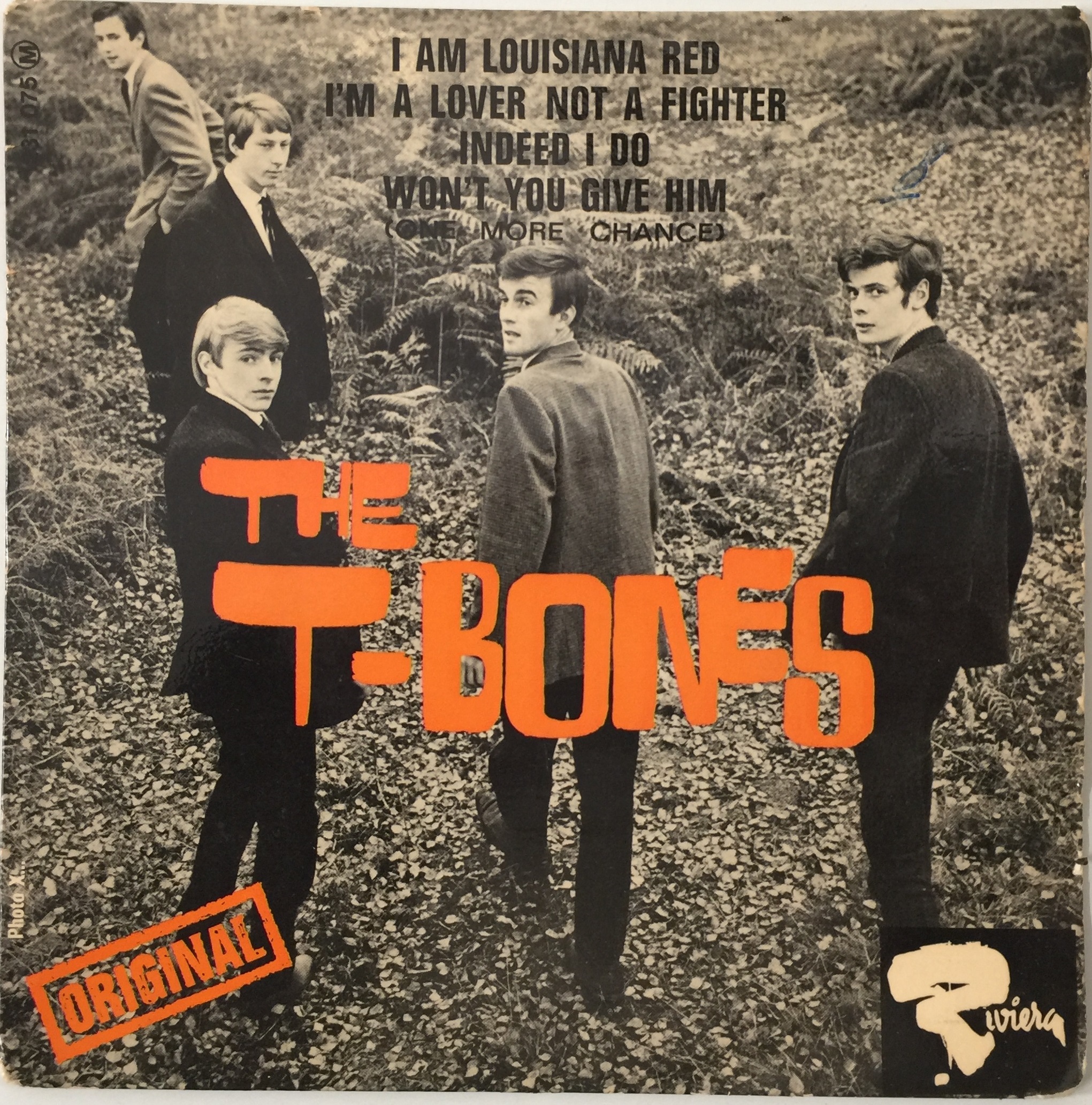 Lot 157 - THE T-BONES - I AM LOUISIANA RED 7" EP