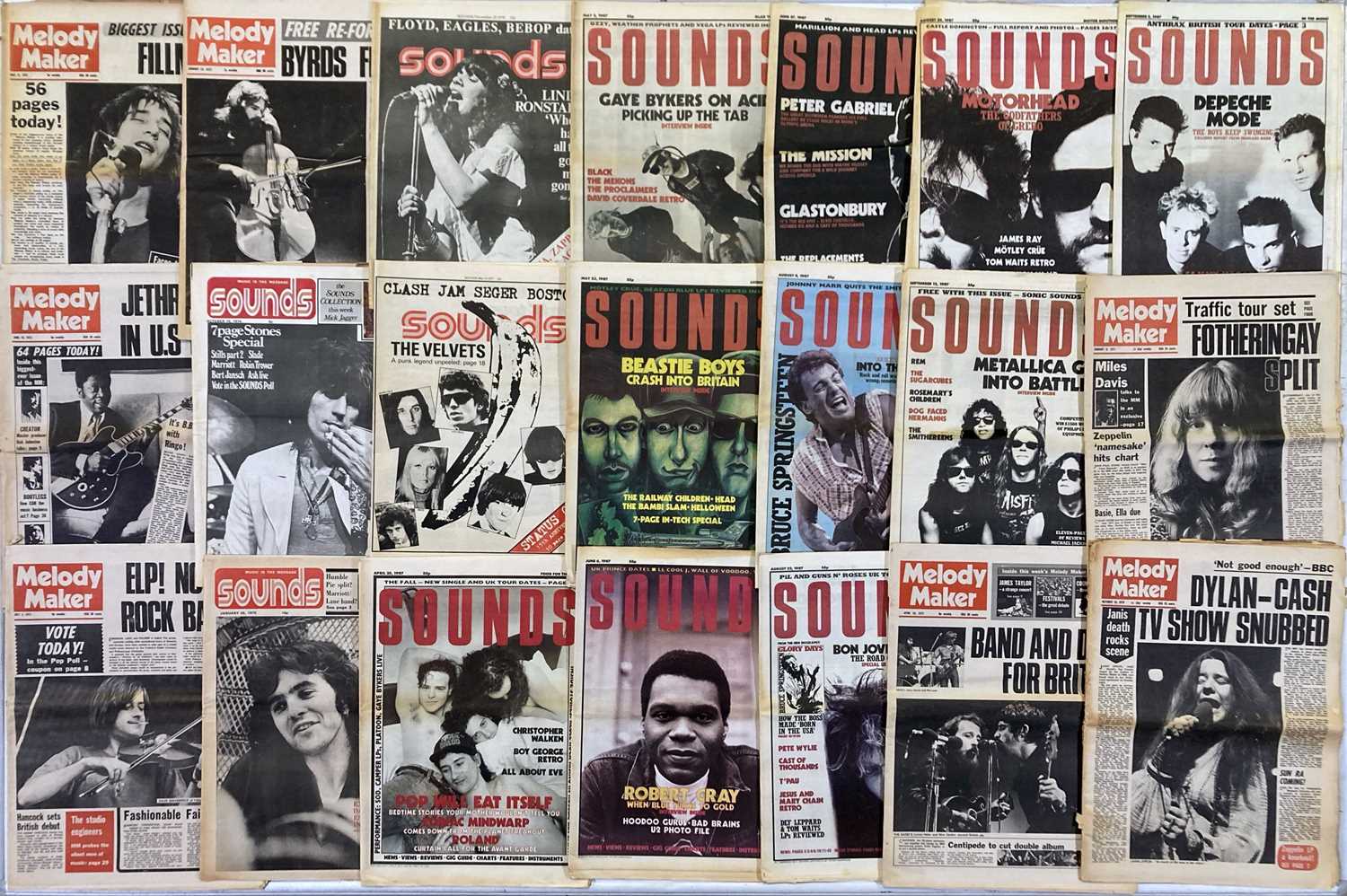 Lot 123 - MUSIC MAGAZINE COLLECTION - SOUNDS / MELODY