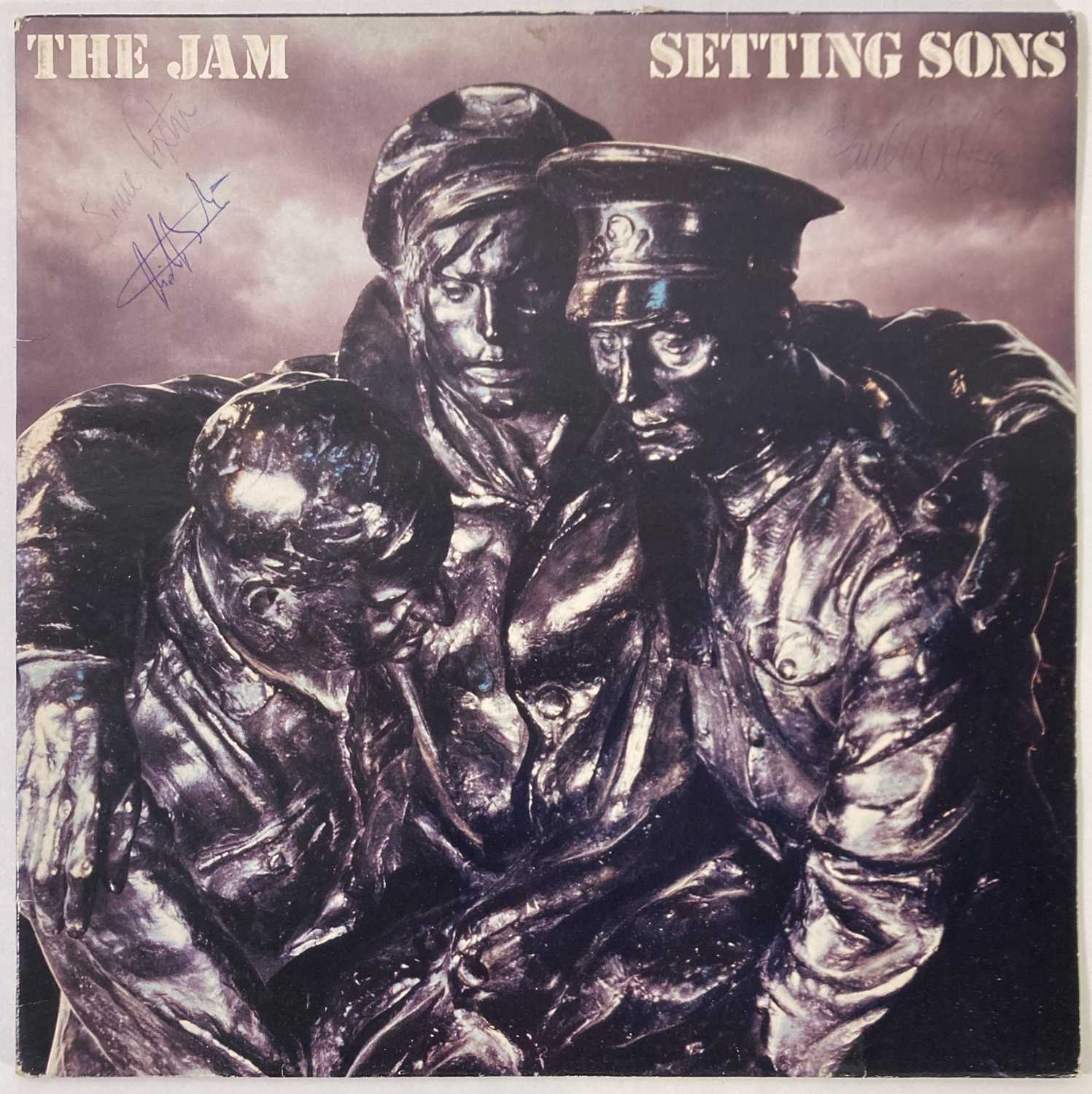 Lot 379 - THE JAM - FULLY SIGNED COPY OF 'SETTING SONS'