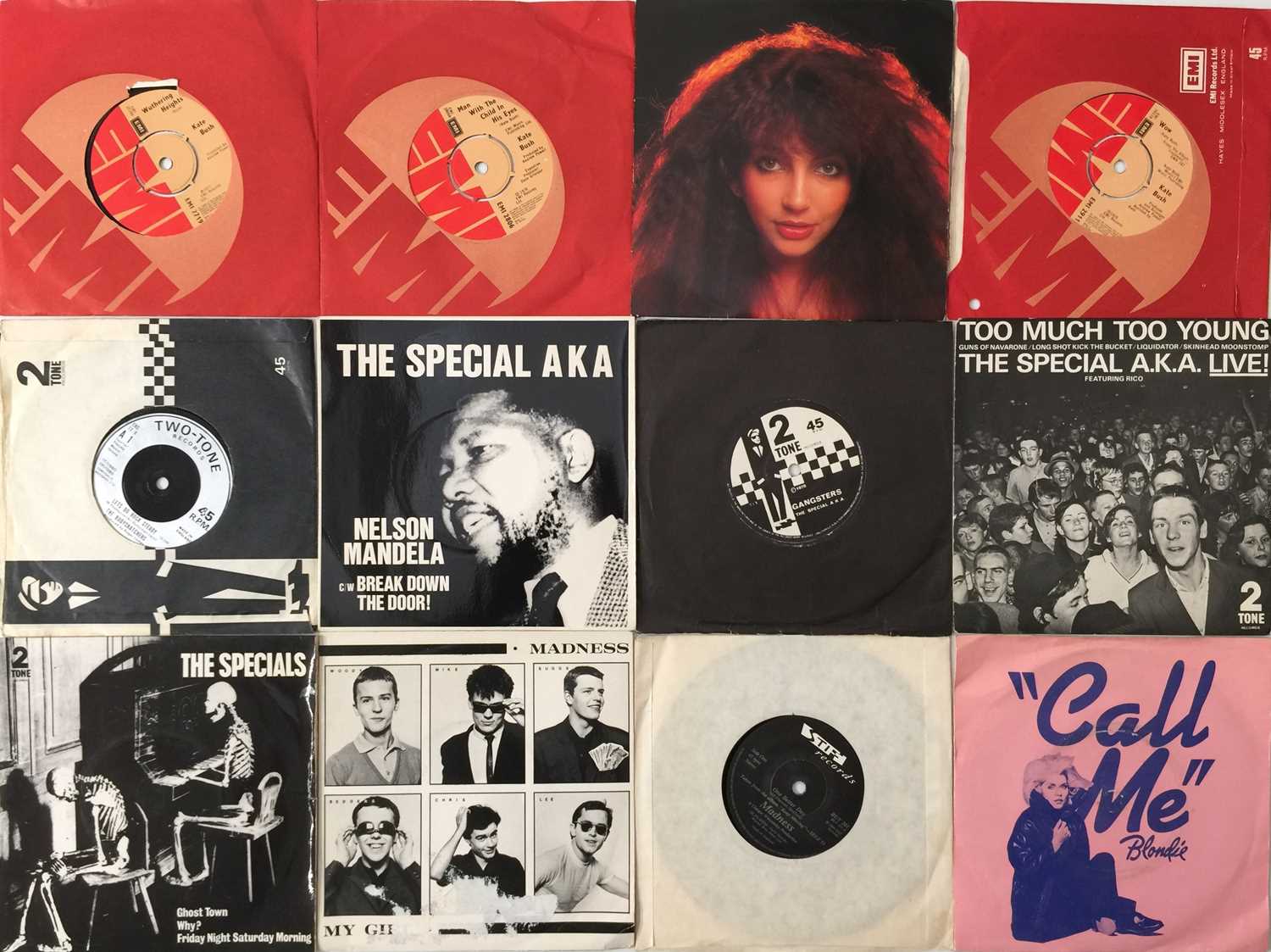 Lot 825 - NEW WAVE / 2-TONE - 7" COLLECTION