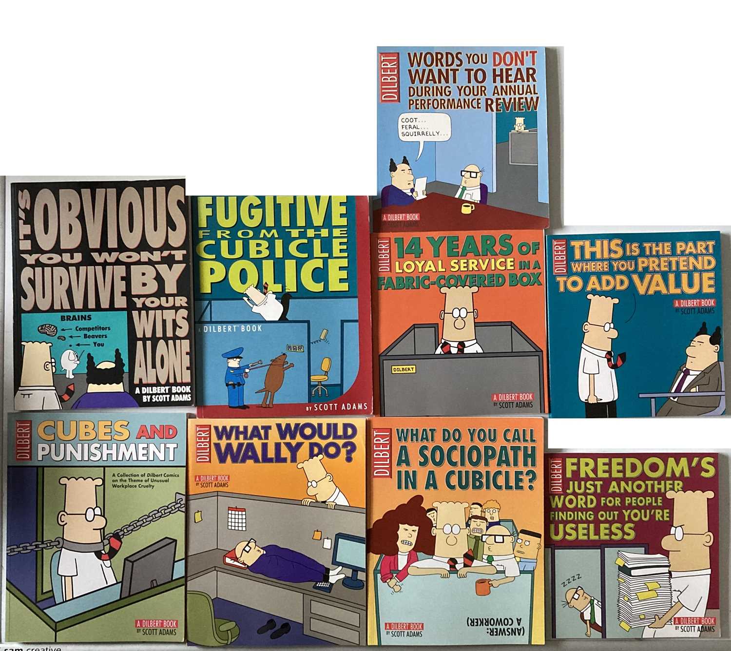 Lot 27 - DILBERT BOOKS / ADULT HUMOUR