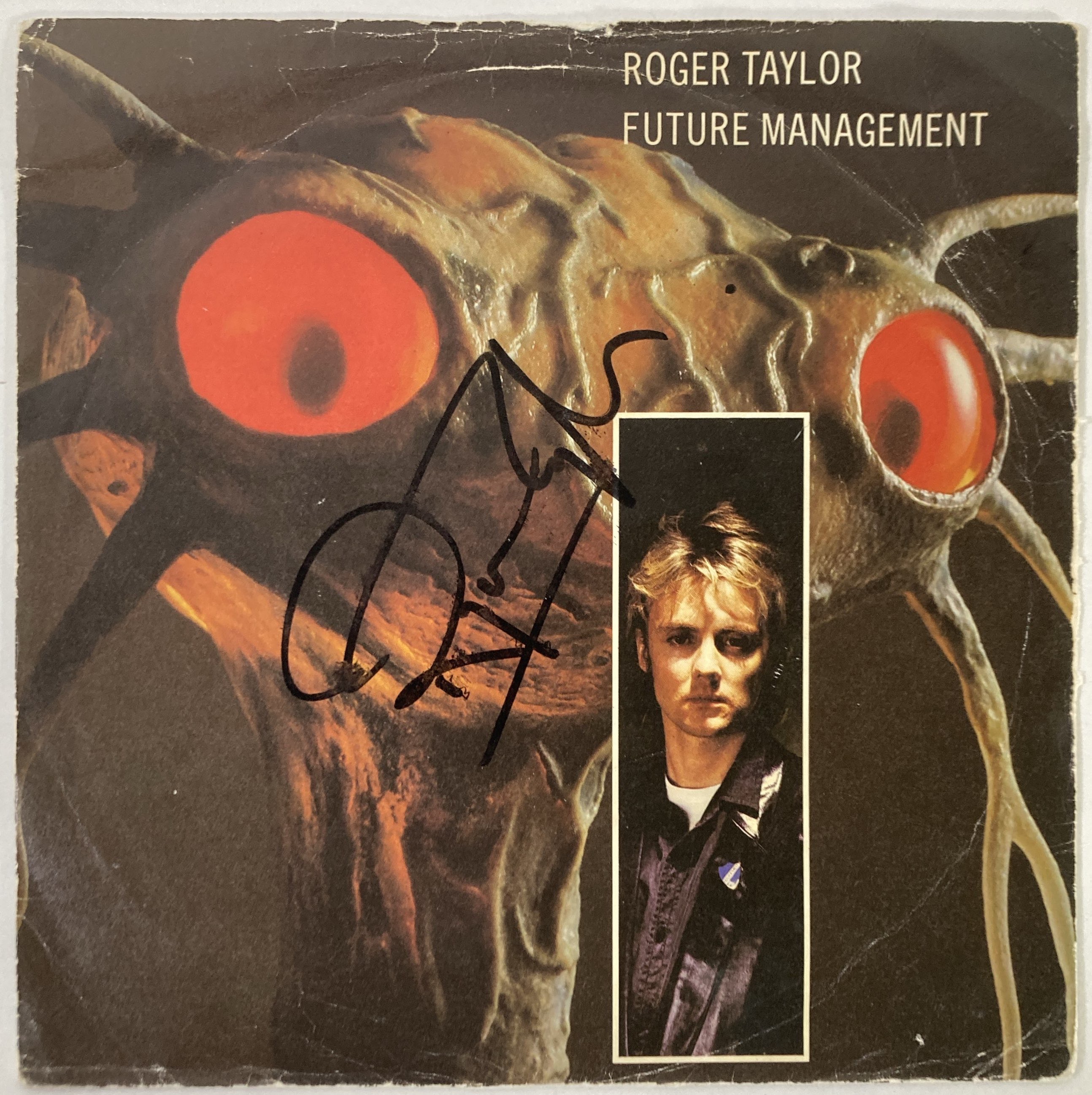 Lot 285 - QUEEN INTEREST - ROGER TAYLOR SIGNED 7"