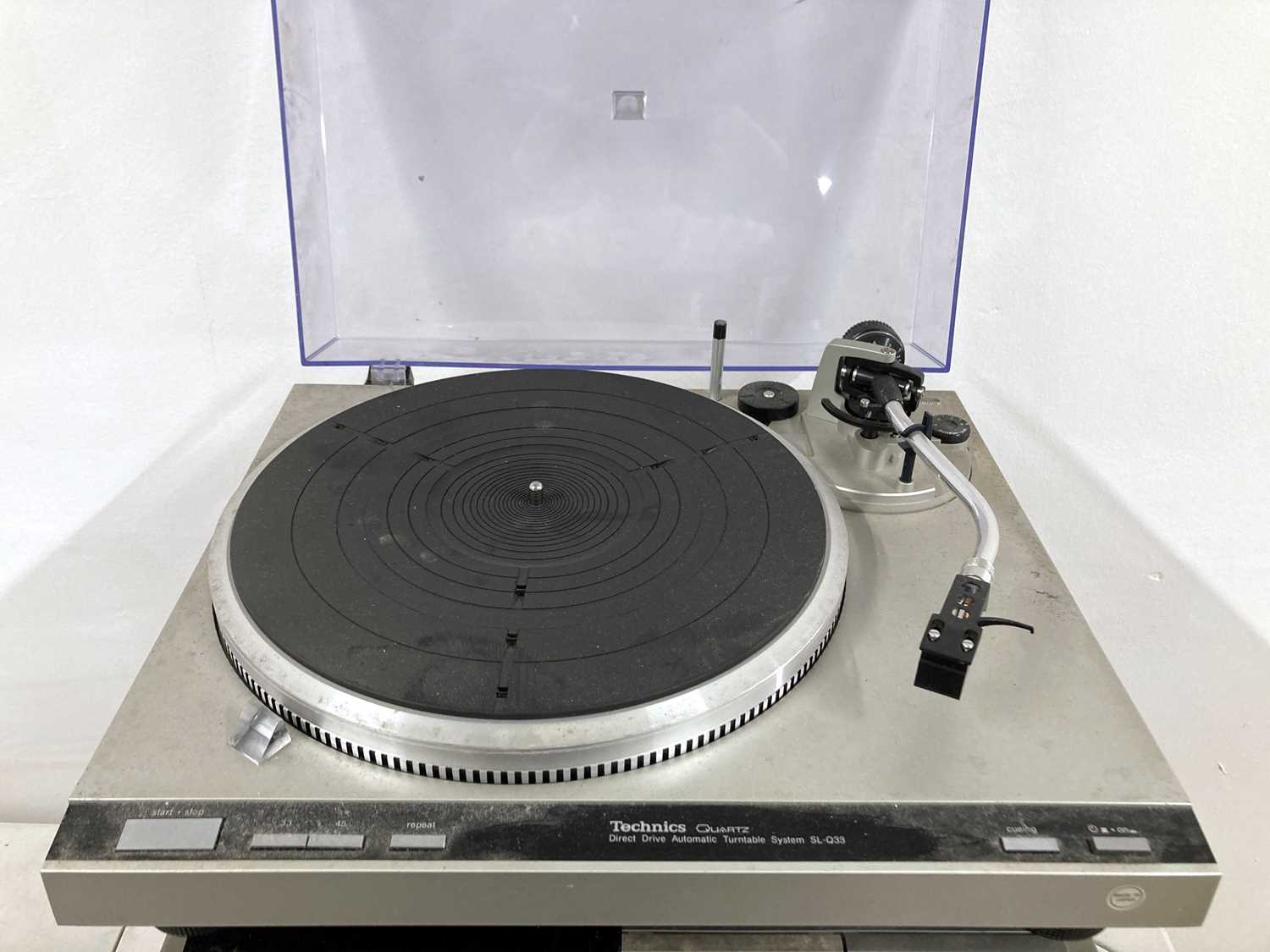 Lot 80 - HIFI EQUIPMENT AND TURNTABLE. (TECHNICS,