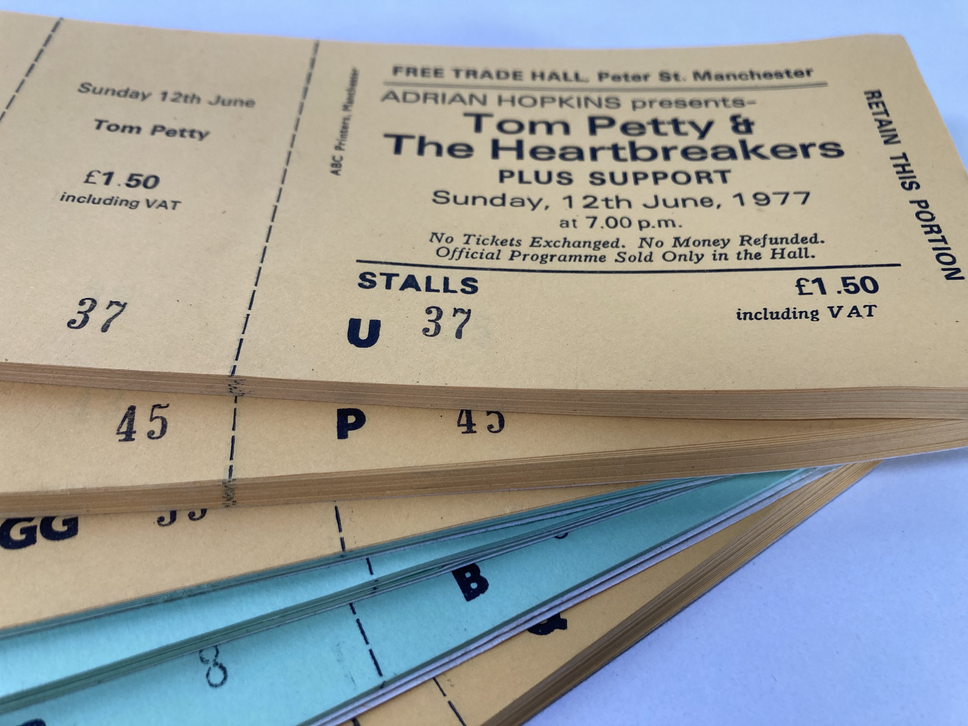 Lot 172 - MANCHESTER FREE TRADE HALL TICKET ARCHIVE