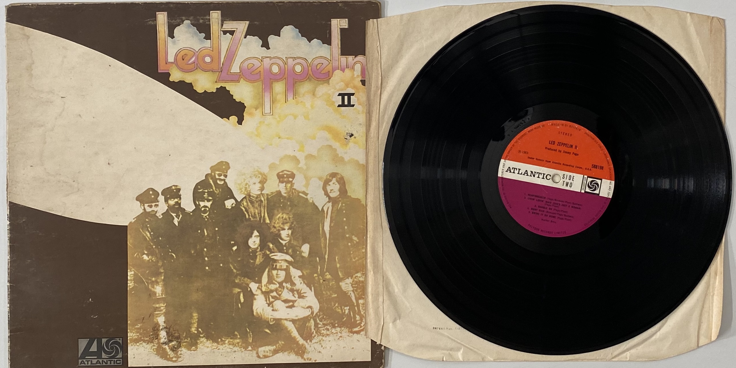 Lot 905 - LED ZEP/ BOWIE/ HENDRIX - LP PACK