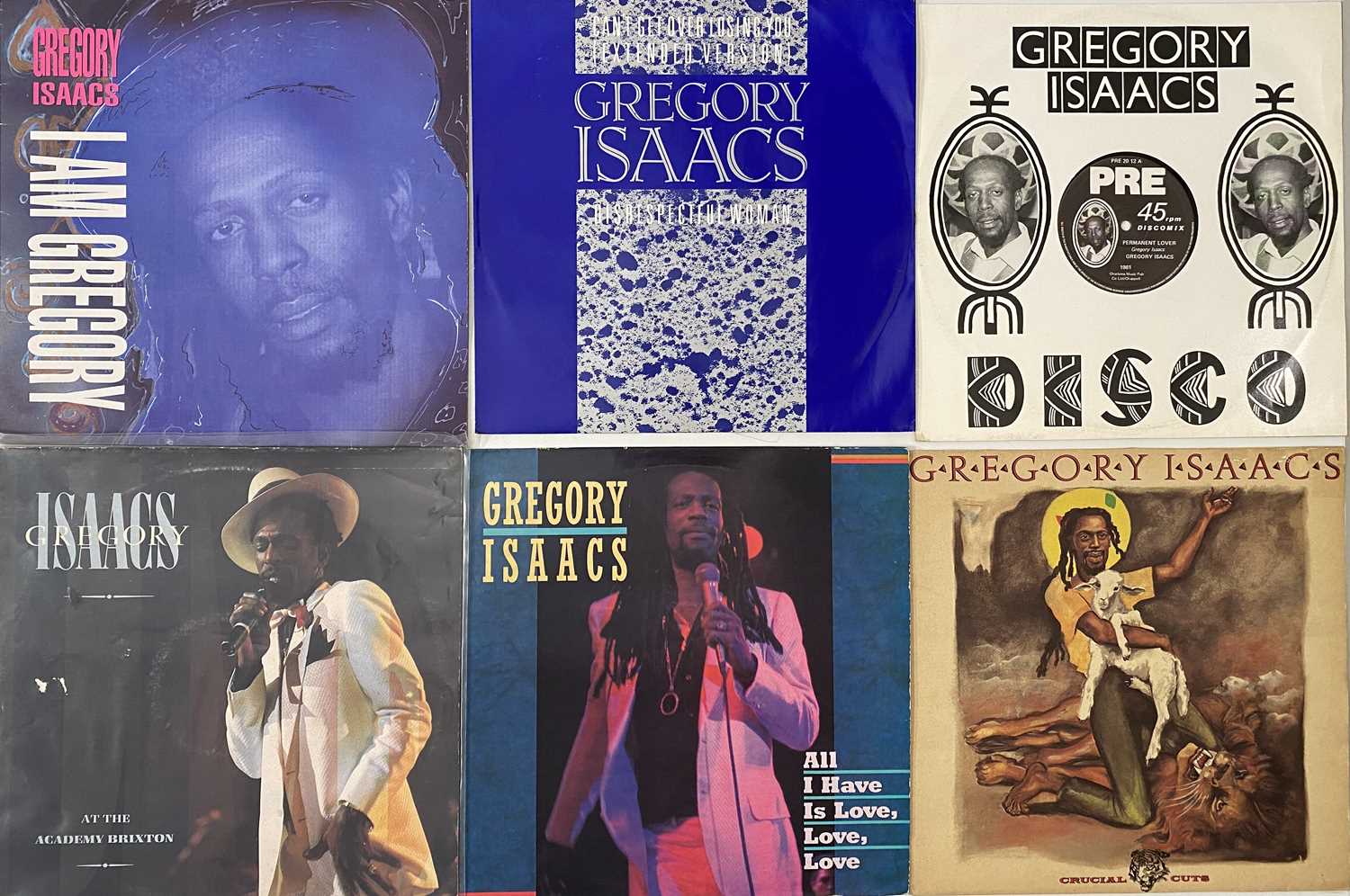 Lot 942 - GREGORY ISAACS - LP PACK