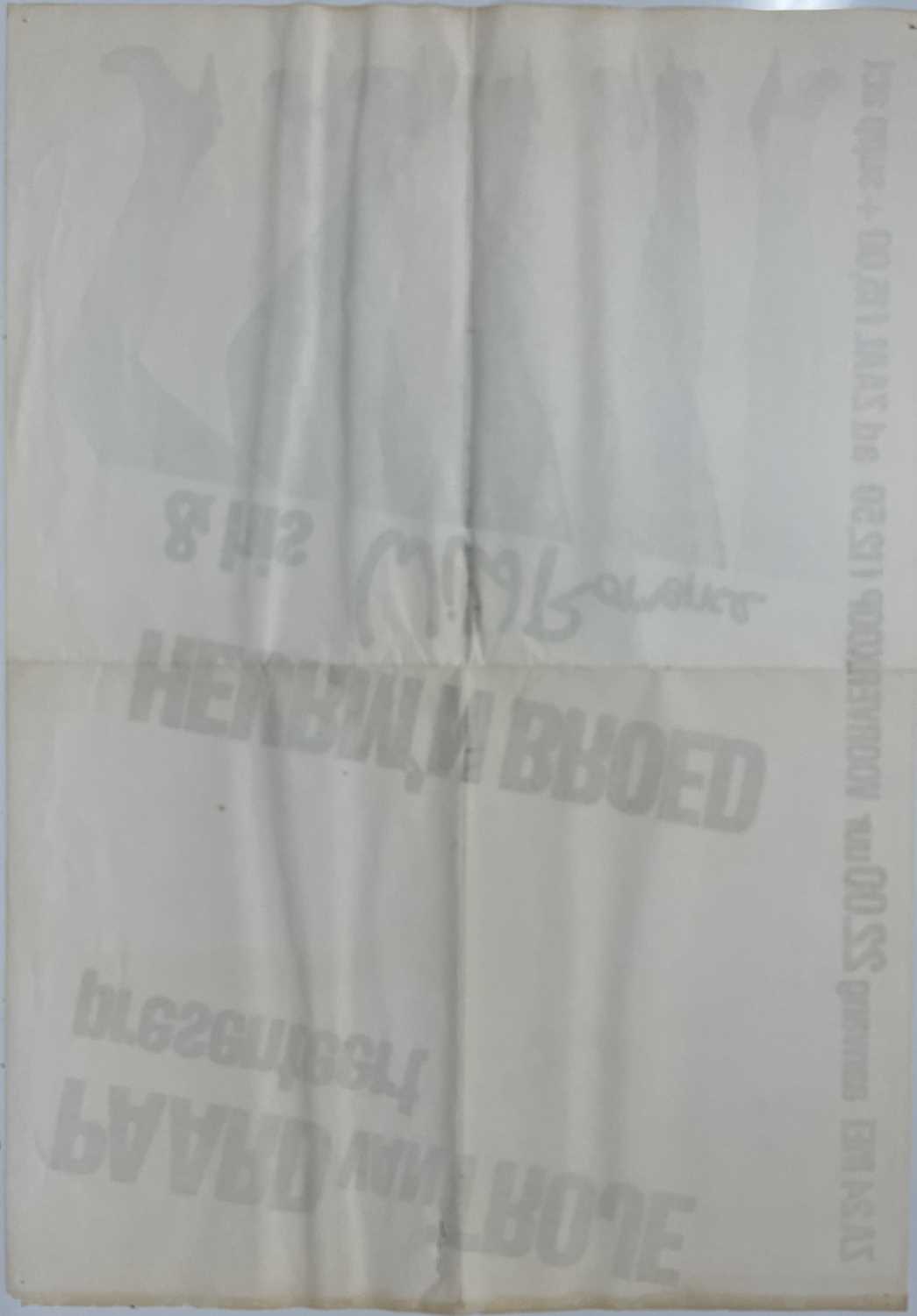 Lot 19 - HERMAN BROOD - A CONCERT POSTER FOR DEN HAAG,